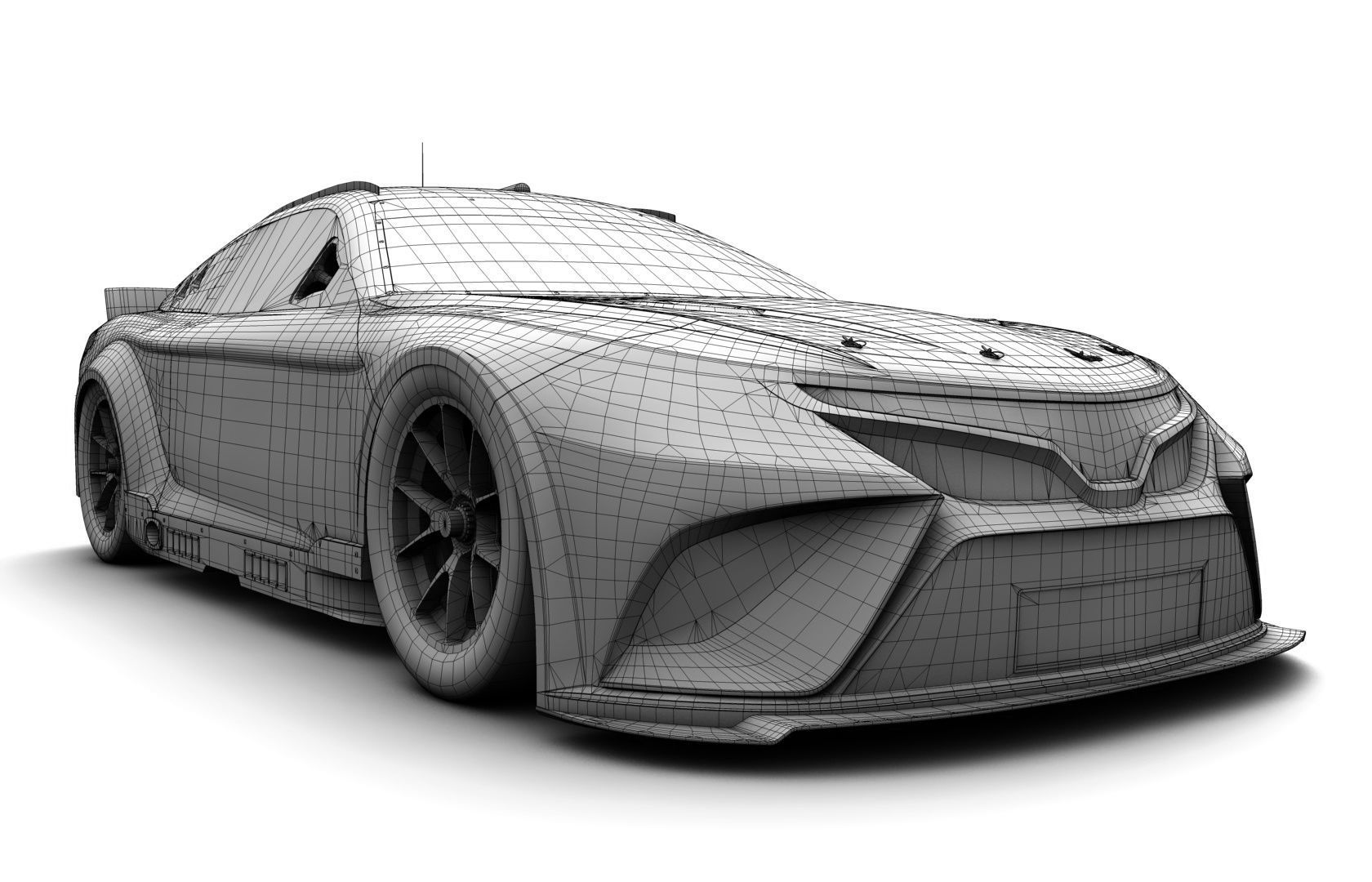 3D model Toyota Camry NASCAR NEXTGEN 2022 VR / AR / low-poly | CGTrader