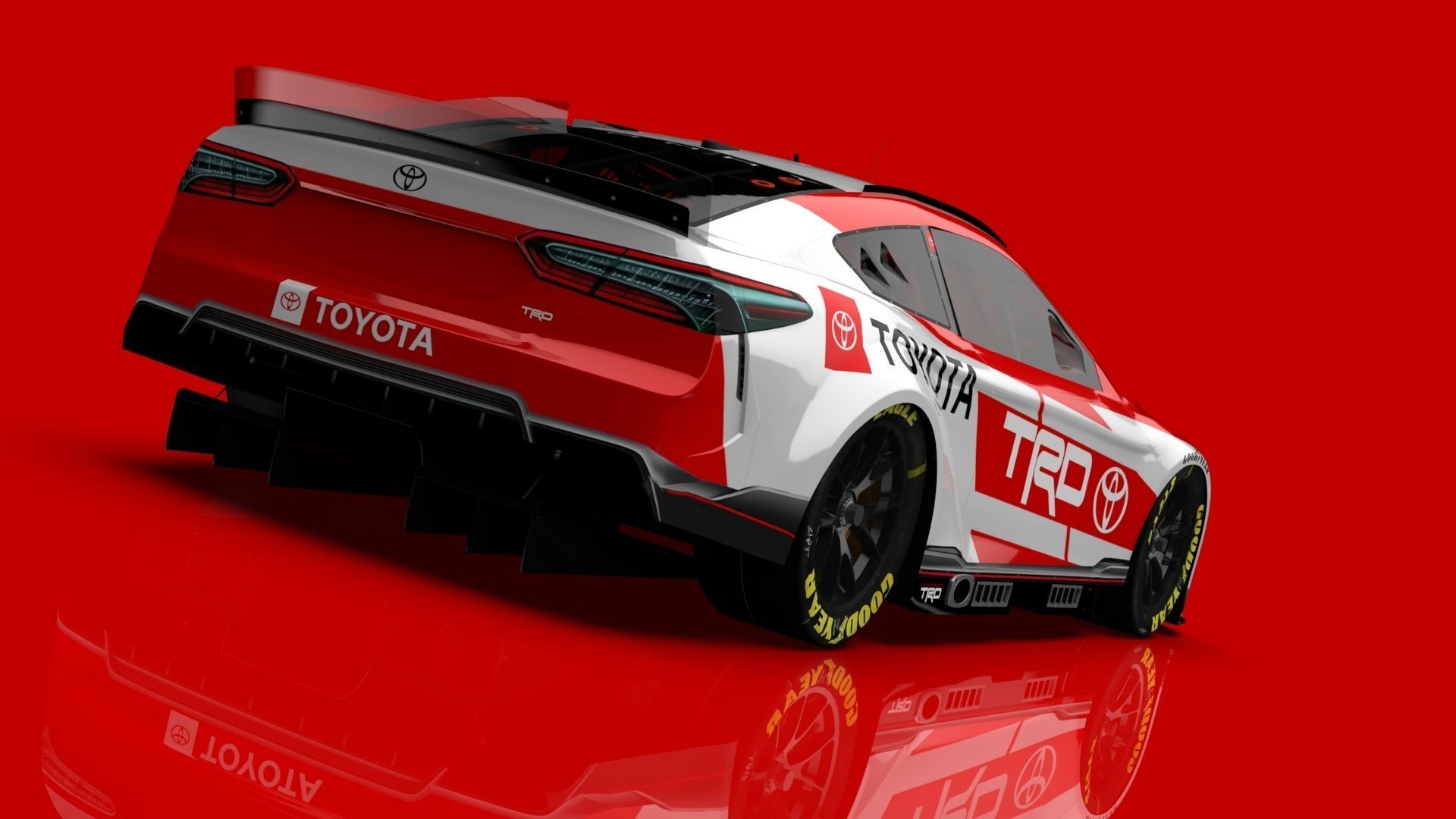 3D model Toyota Camry NASCAR NEXTGEN 2022 VR / AR / low-poly | CGTrader