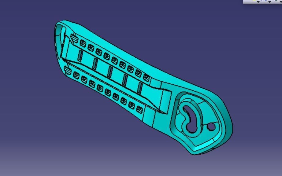 Helmet guide rail 3D model 3D printable | CGTrader