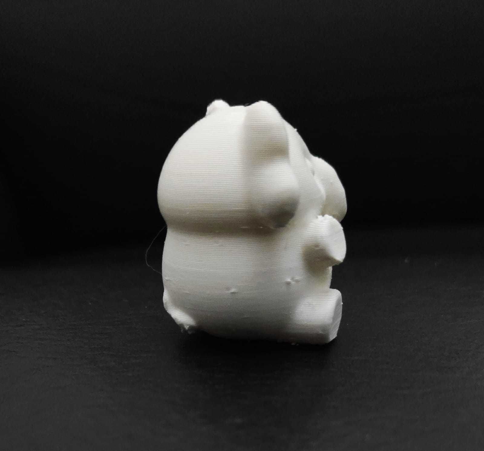 Round Little Elephant 3D model 3D printable | CGTrader