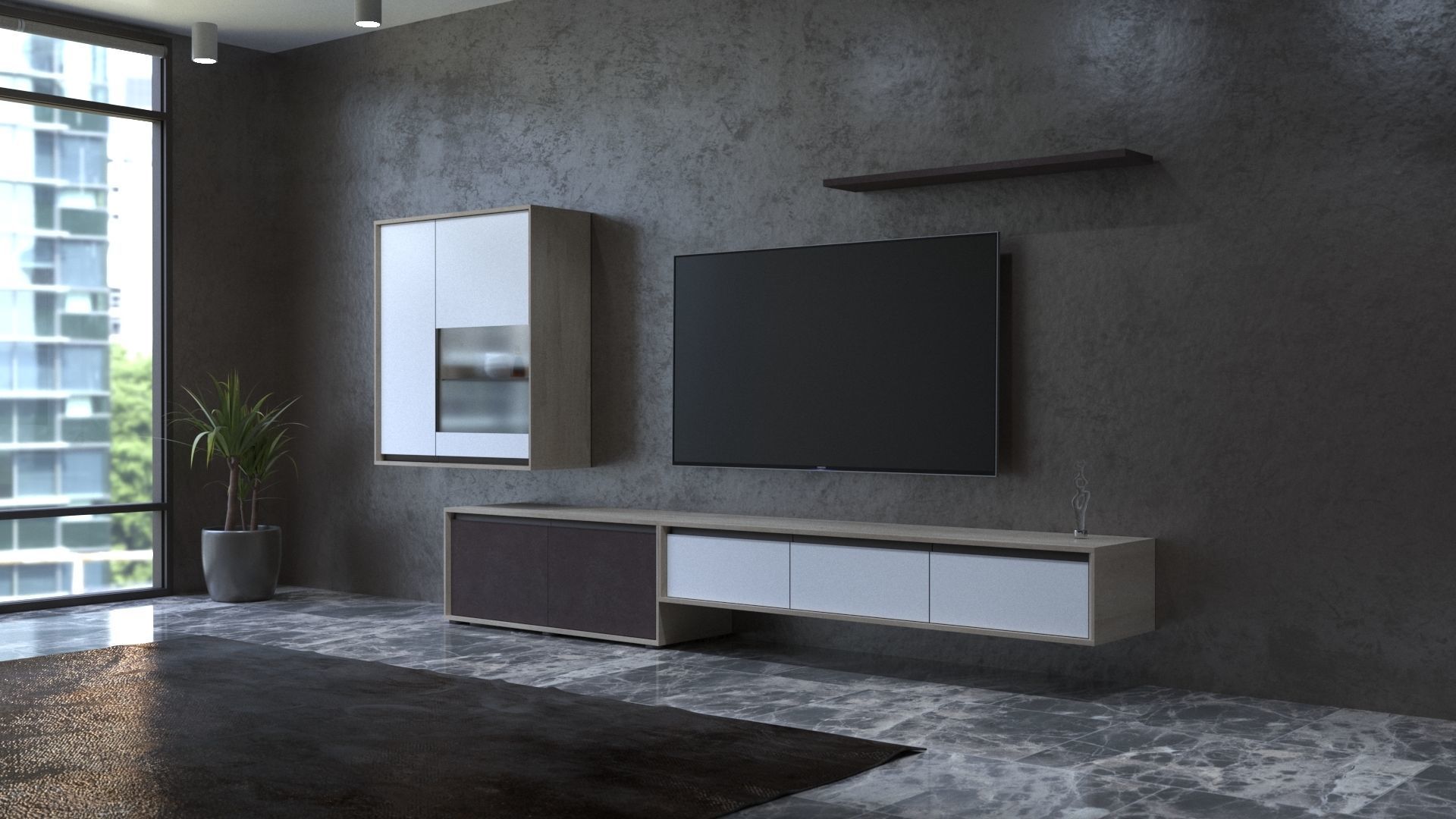 Living room modules collection LEON 5 3D model | CGTrader