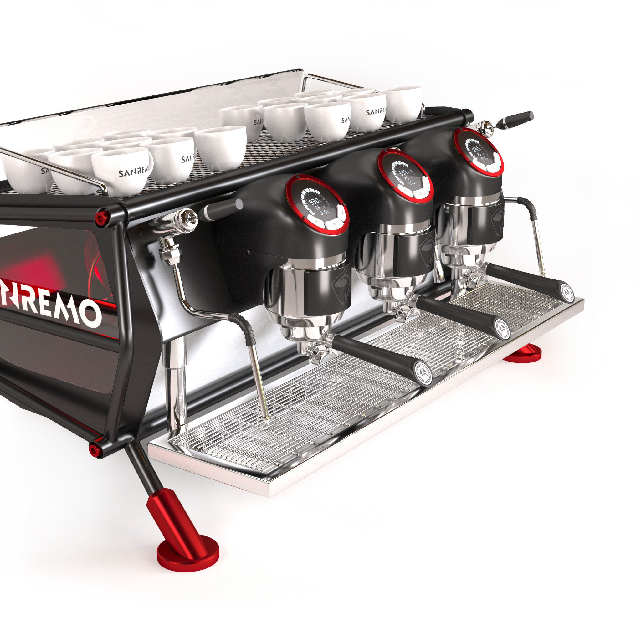 SANREMO Racer Coffee Machine 3D model | CGTrader