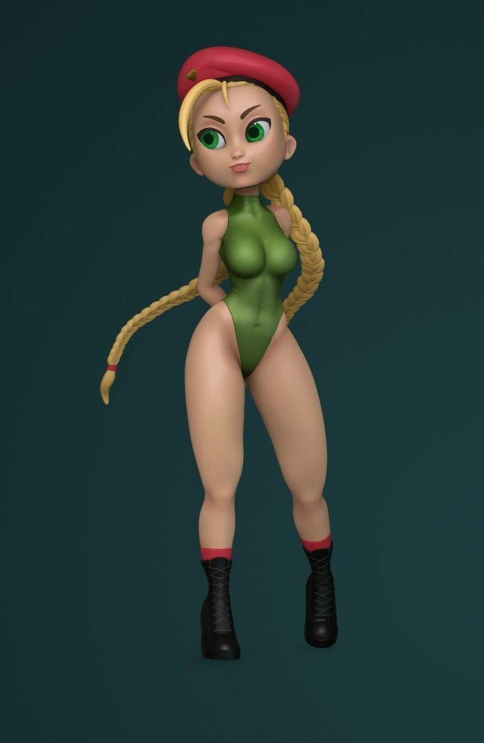 Cammy Cartoon 3D model 3D printable | CGTrader