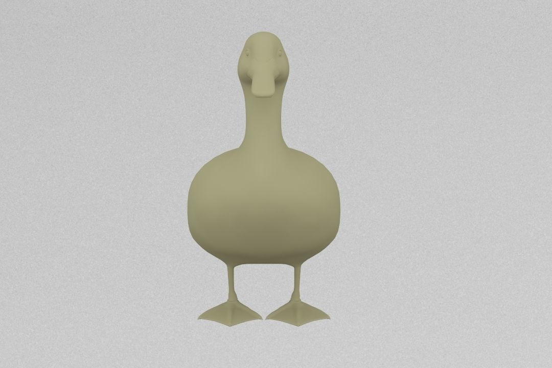 Domestic Duck 3D model 3D printable | CGTrader