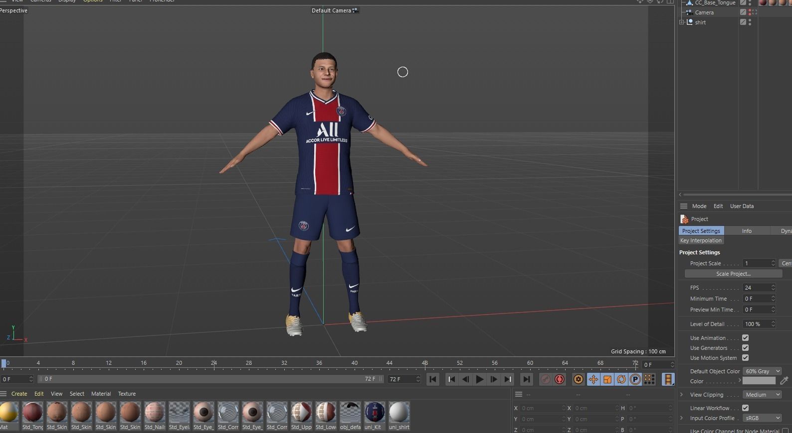 mbappe 3D model 2021 3D model | CGTrader