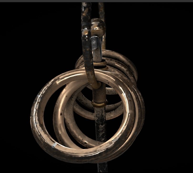 3D model Khakkhara with rings VR / AR / low-poly | CGTrader