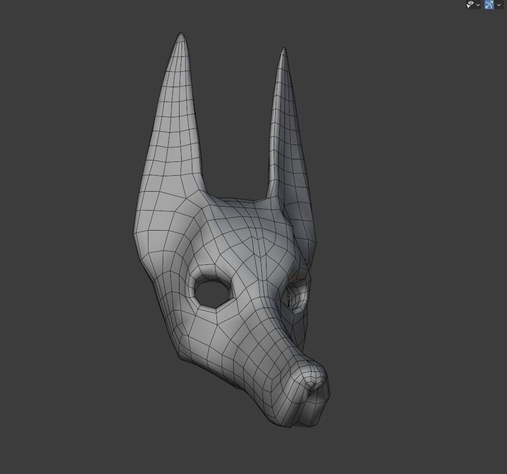 3D model Pbr Anubis Mask VR / AR / low-poly | CGTrader