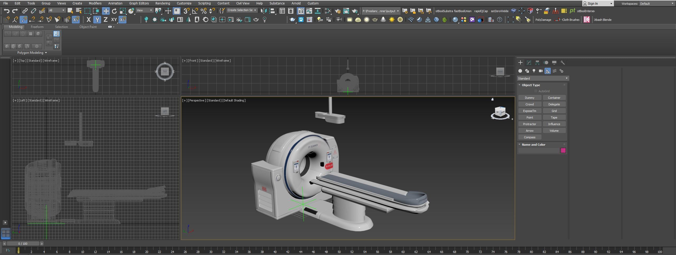 CT Scanner 3D model | CGTrader