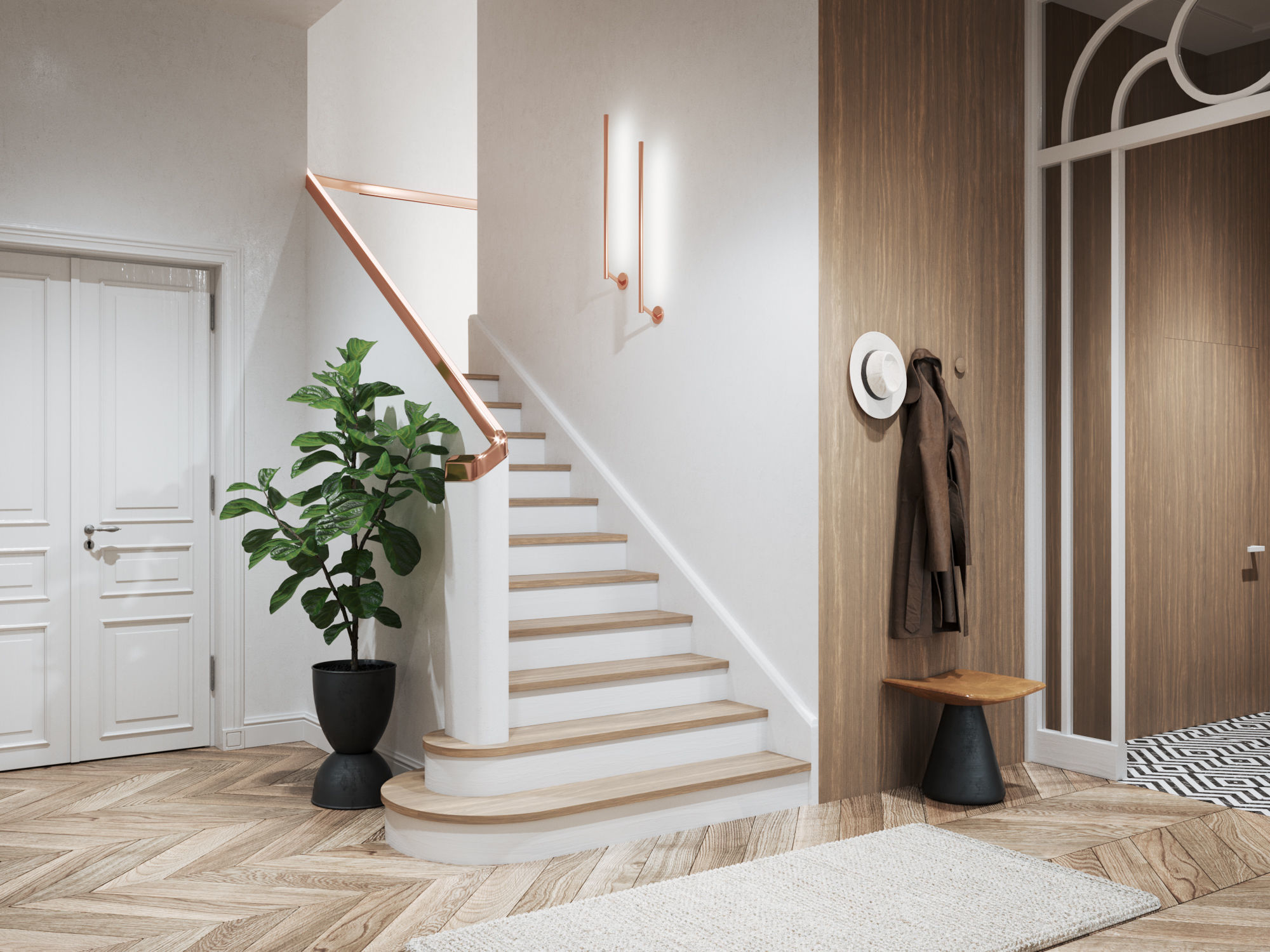 Modern Classic Interior Scene for Cinema 4D and Corona Renderer 3D ...