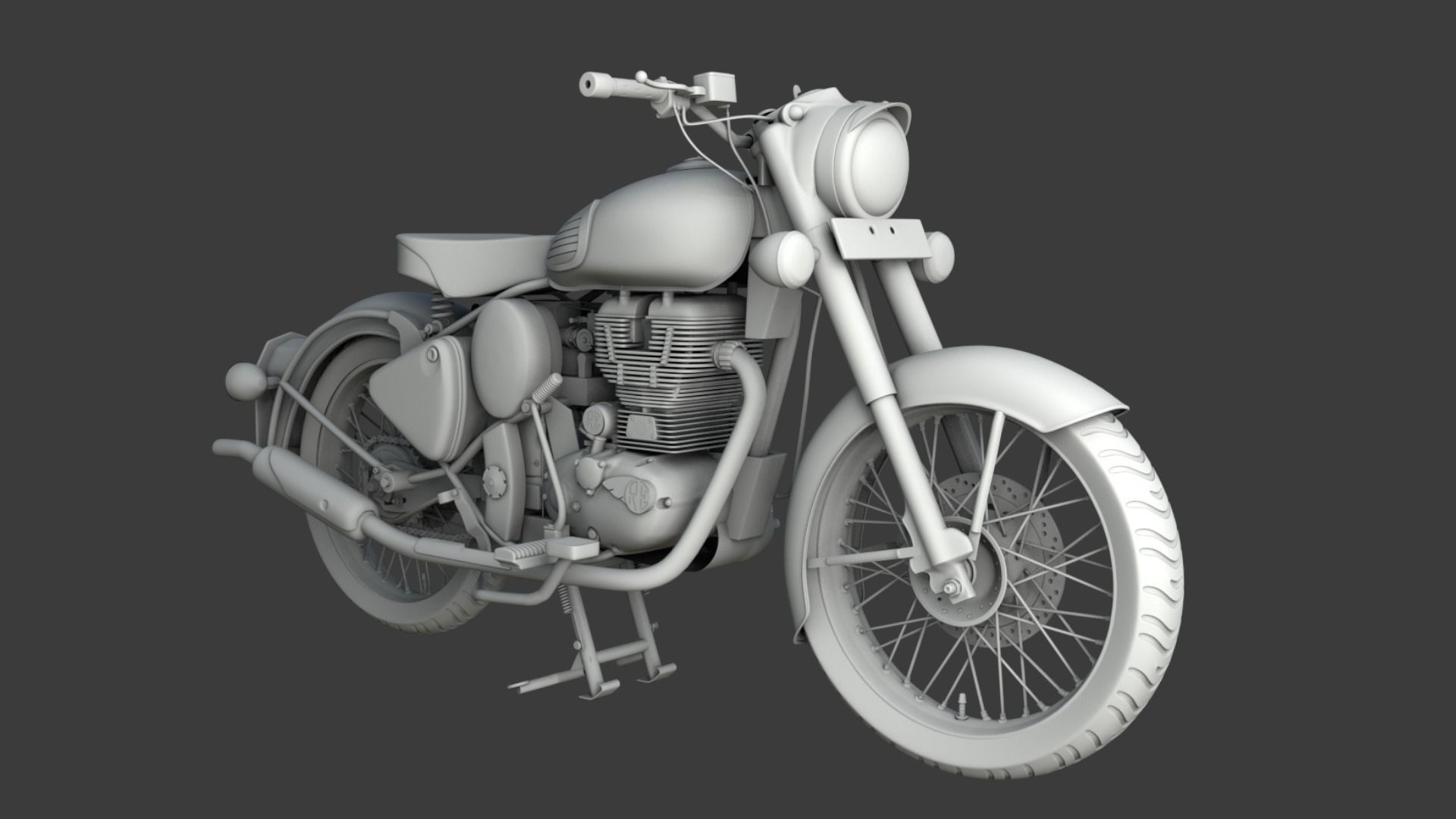 Royal enfield 3D model 3D model | CGTrader