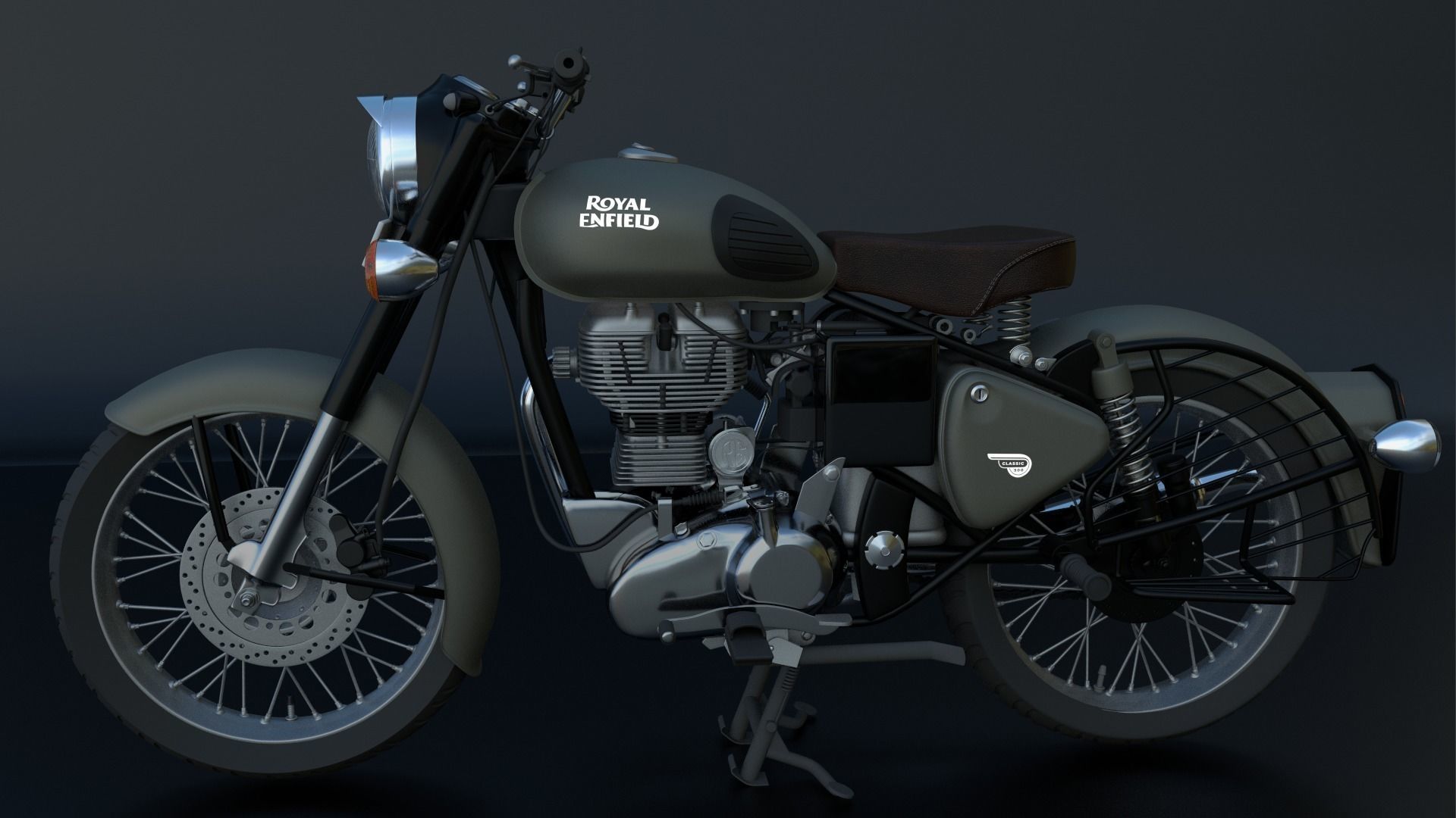 Royal enfield 3D model 3D model | CGTrader