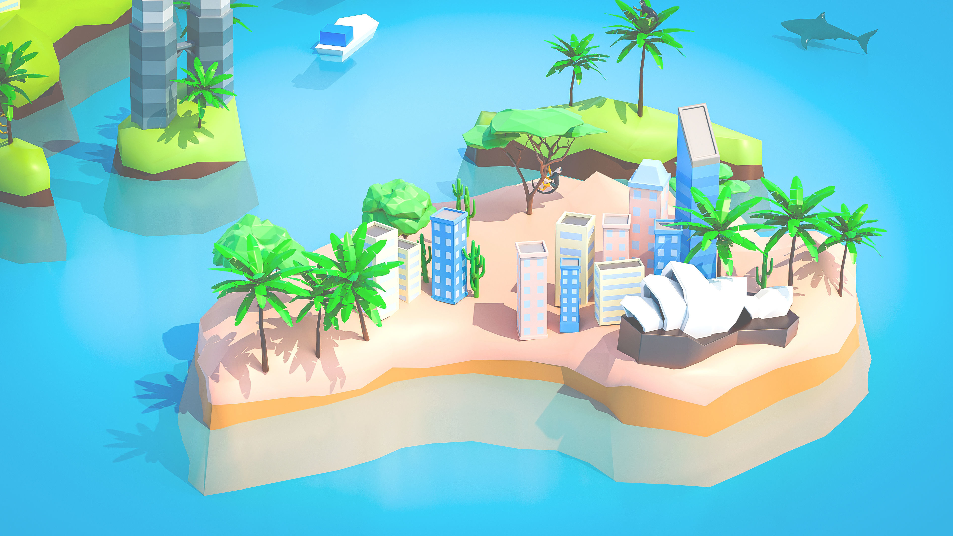 3D model World Map VR / AR / low-poly | CGTrader