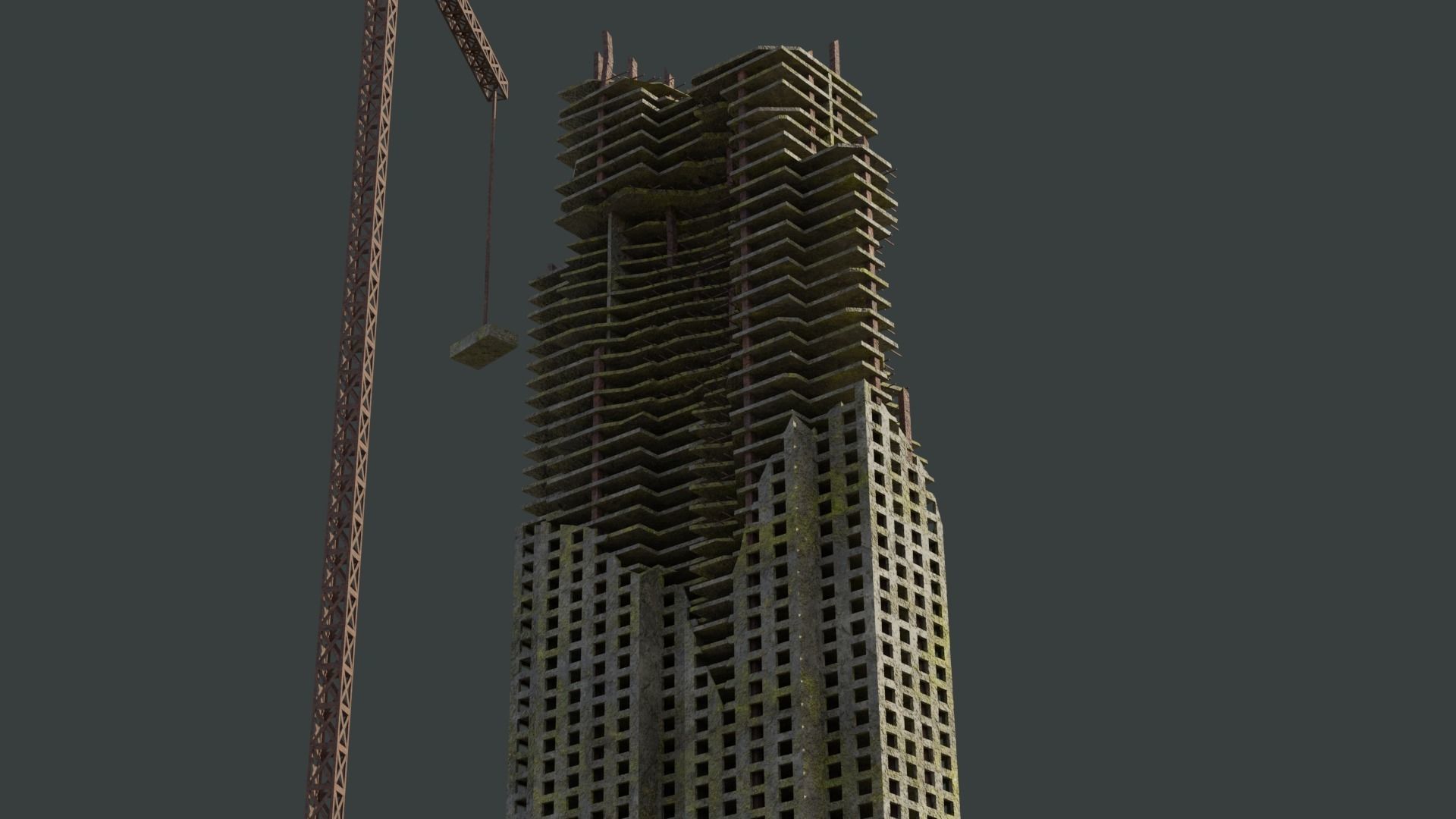 Post Apocalyptic Skyscraper free 3D model | CGTrader
