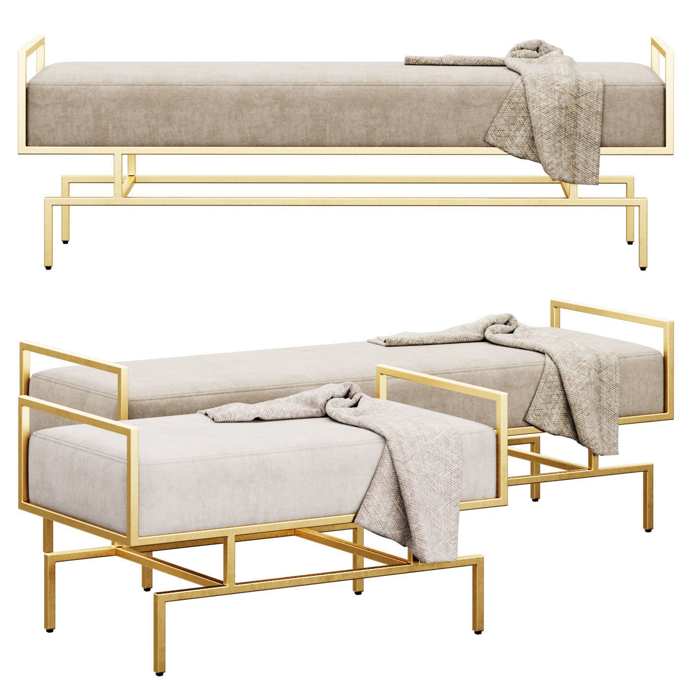 Wiggins Bench by Joh Richard 3D model | CGTrader