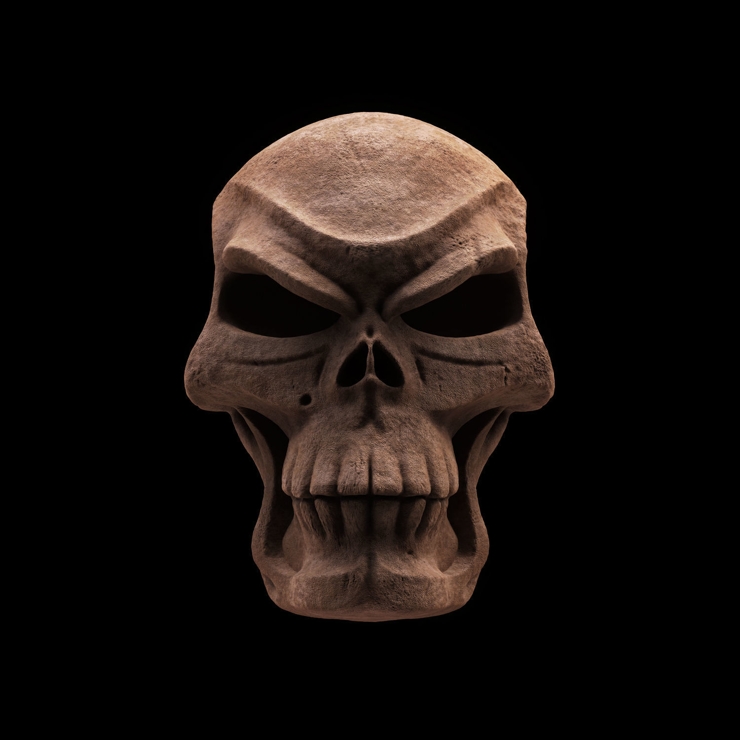 Stylized pack skulls 3D model | CGTrader