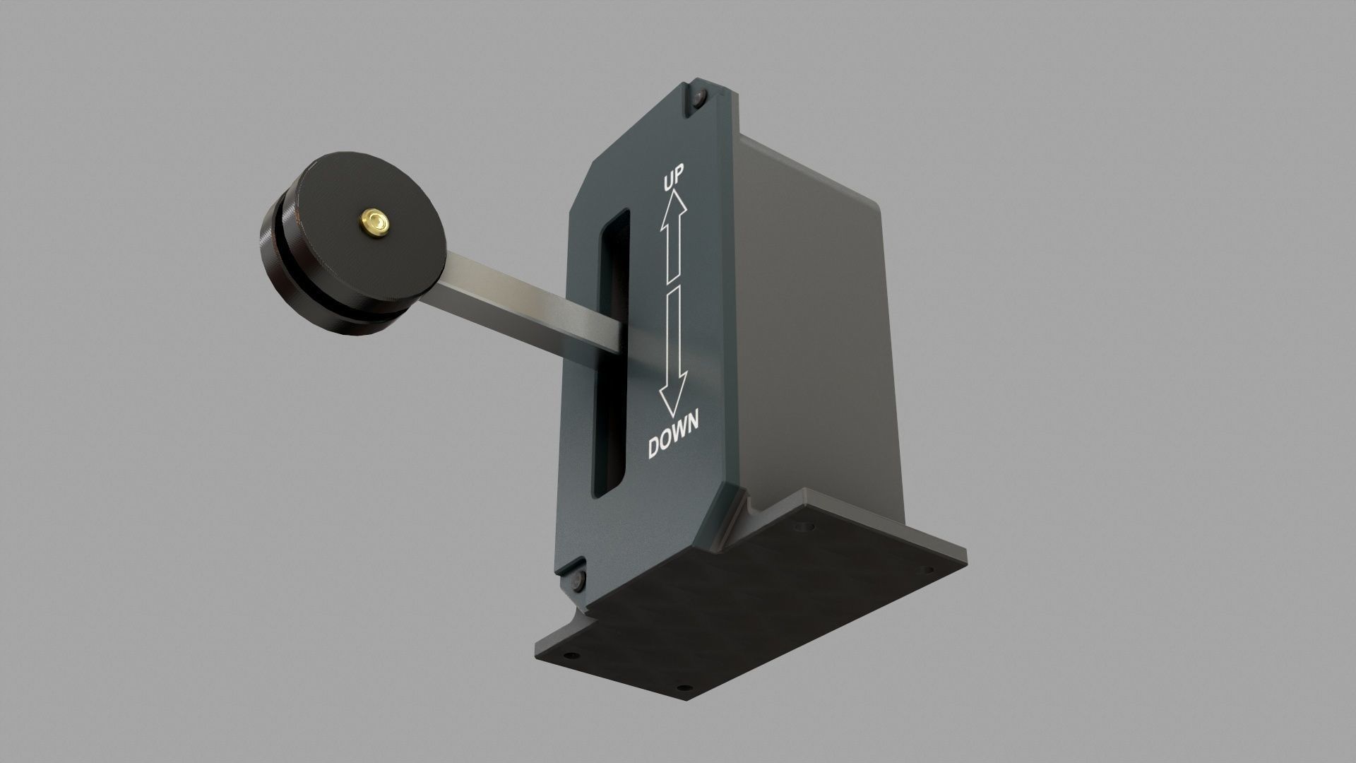 3D model A320 Landing Gear Lever VR / AR / low-poly | CGTrader