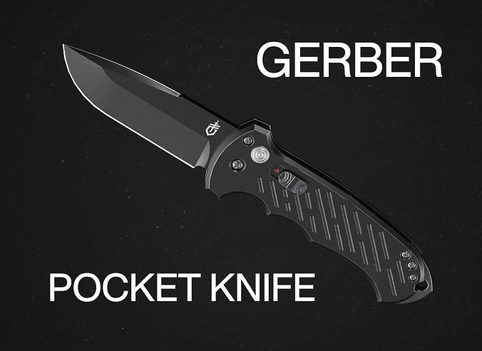 3D model Gerber Survival Pocket Knife VR / AR / low-poly | CGTrader