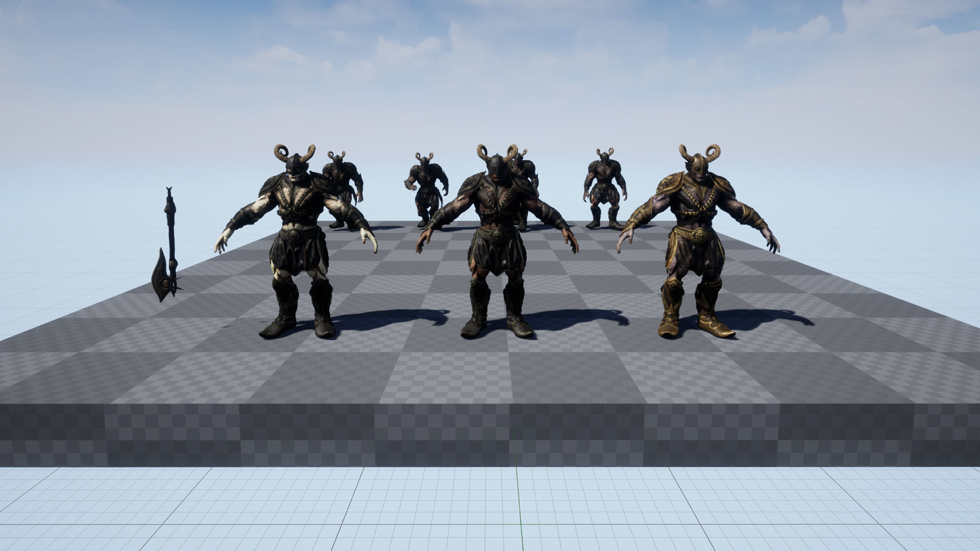 3D model Orc Warrior VR / AR / low-poly | CGTrader