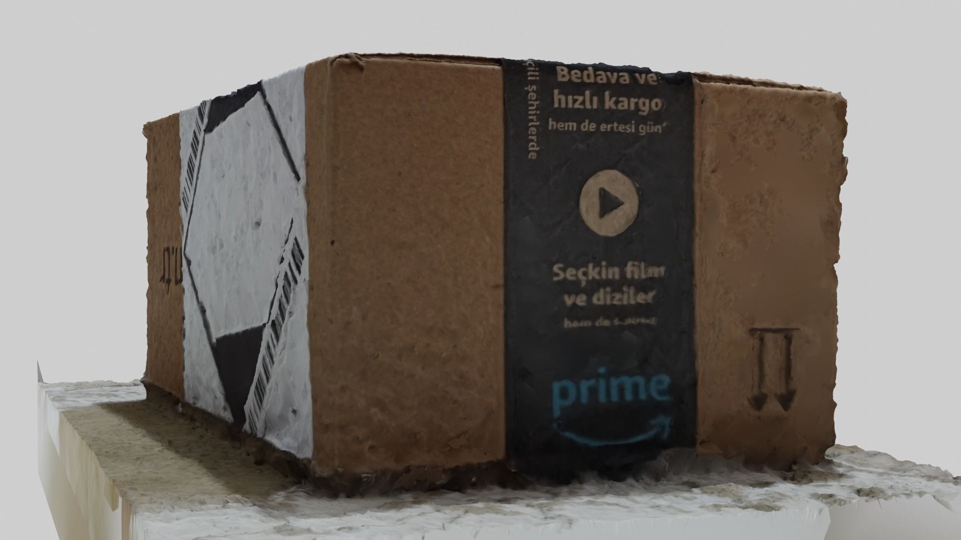 Amazon Prime Cargo Box 3D Model 3D model | CGTrader