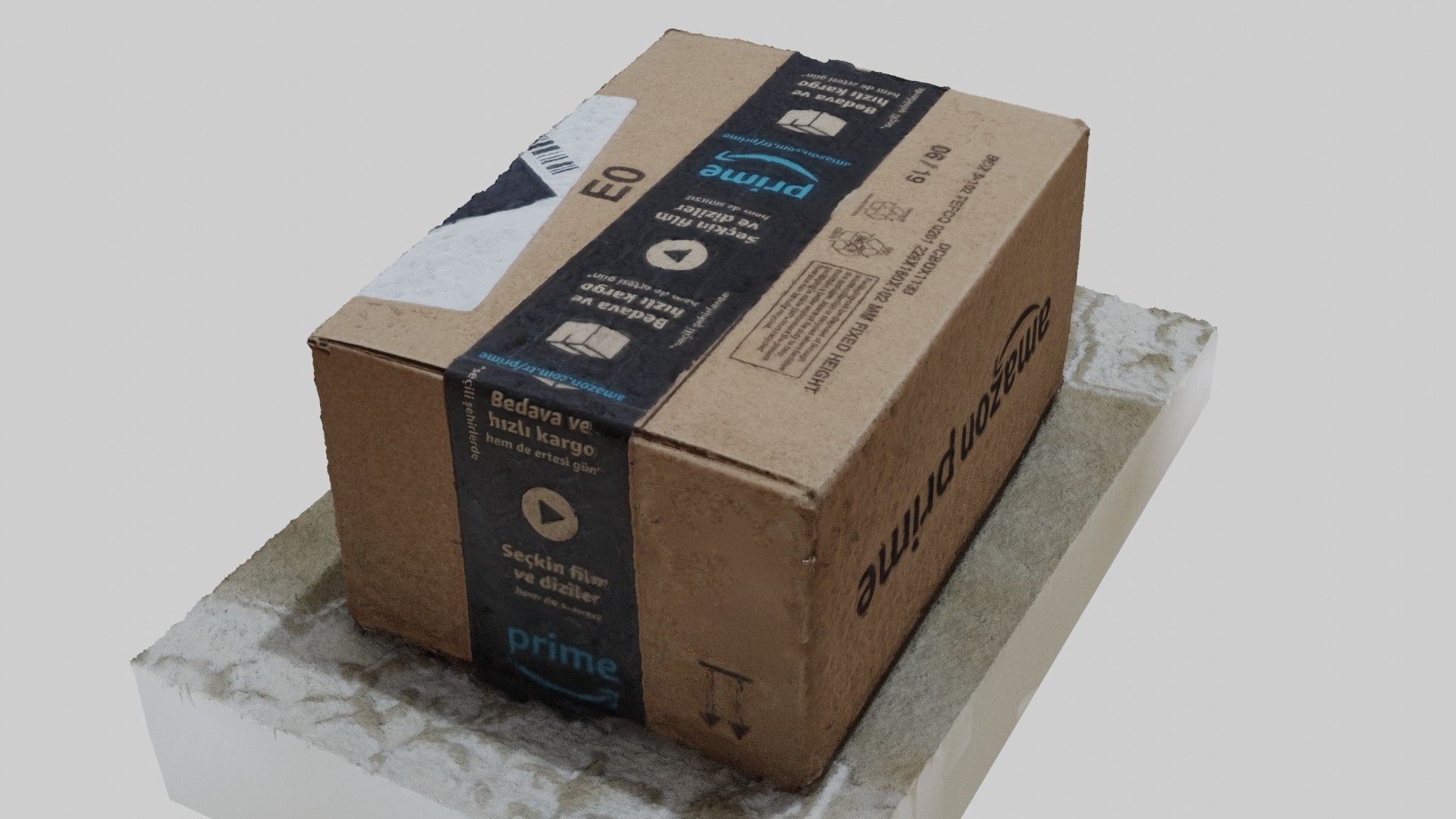 Amazon Prime Cargo Box 3D Model 3D model | CGTrader