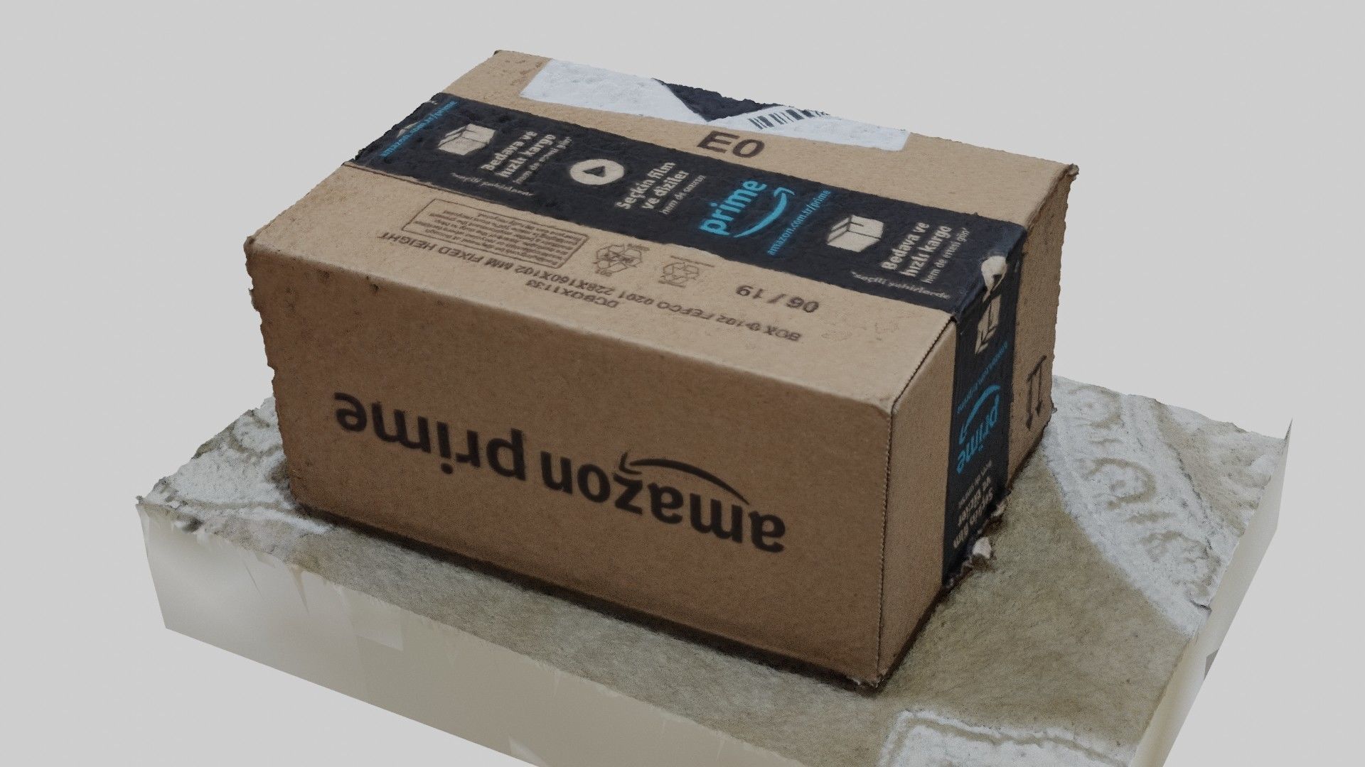 Amazon Prime Cargo Box 3D Model 3D model | CGTrader