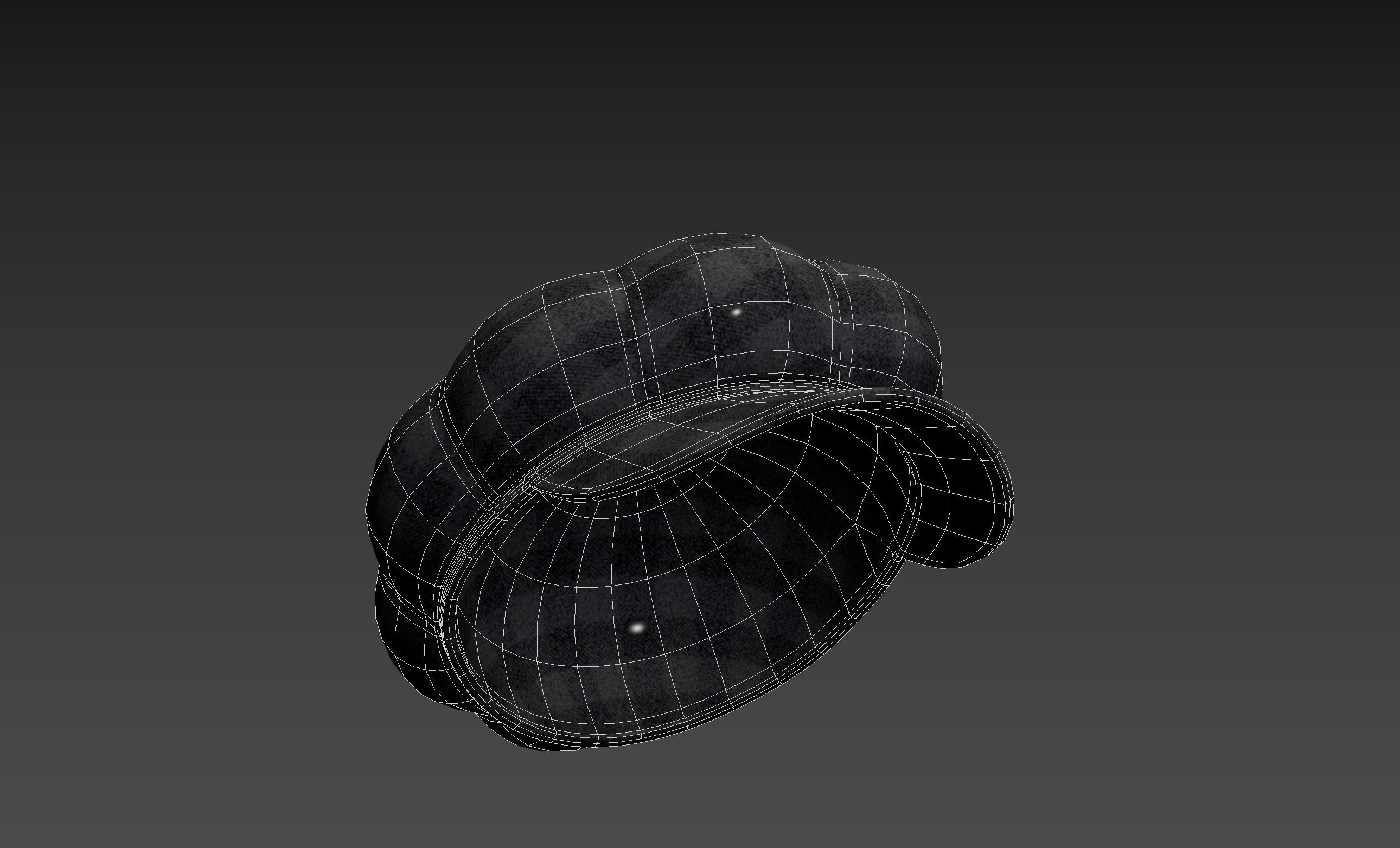 Newsboy Cap 3D model | CGTrader