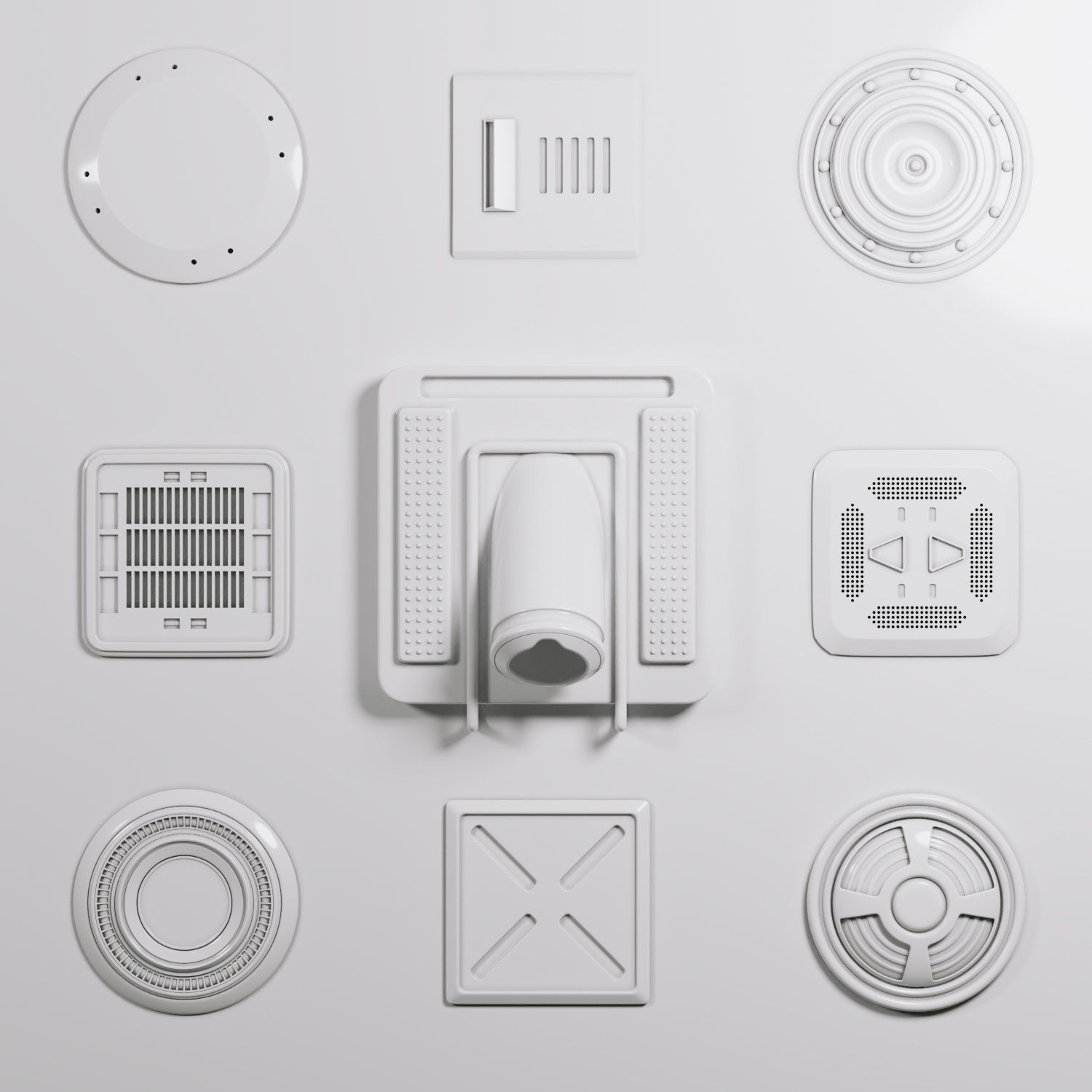 sci fi kitbash 3D model | CGTrader