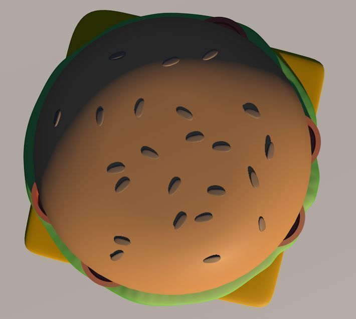 burger hamburger free VR / AR / low-poly 3D model | CGTrader