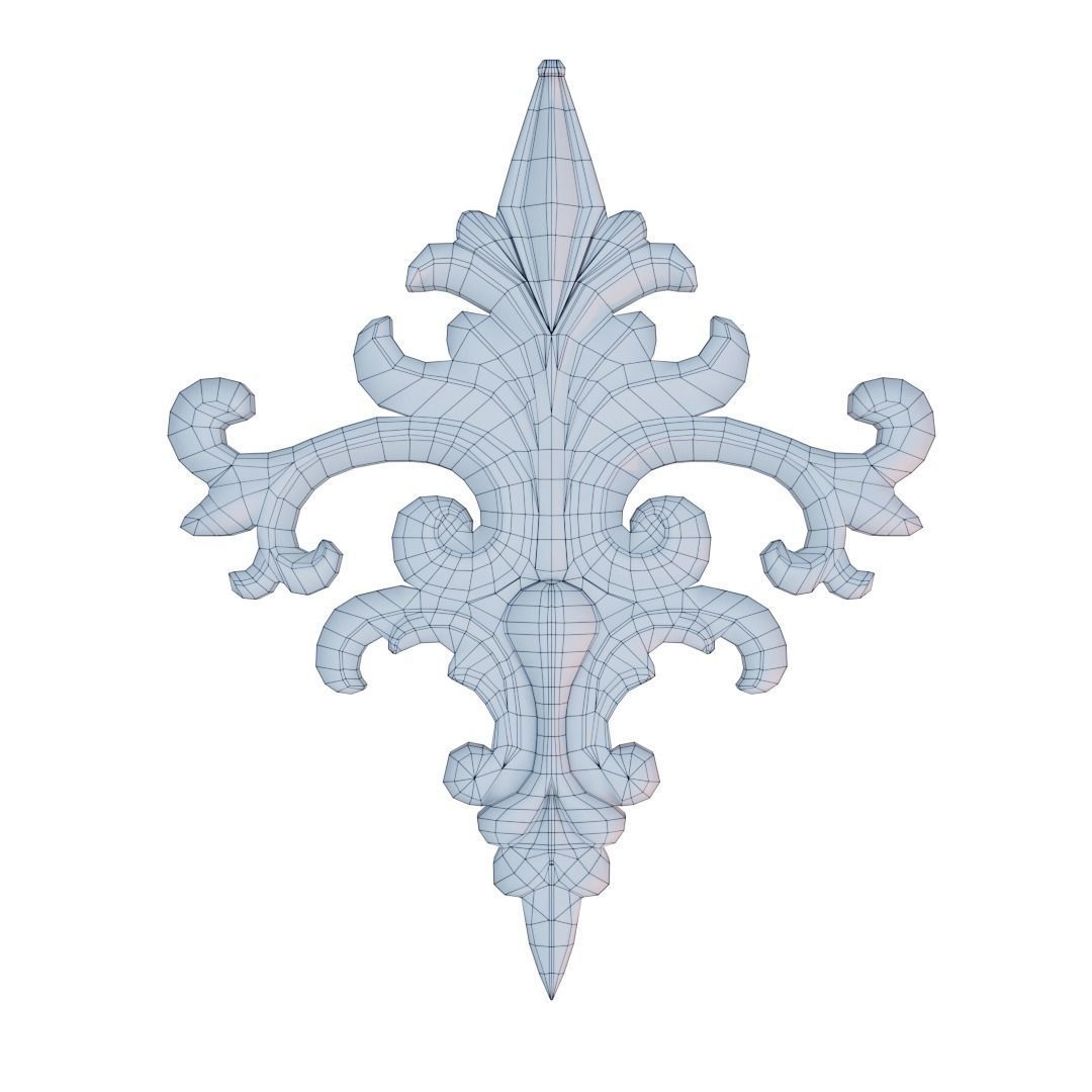 fretwork 3D model | CGTrader