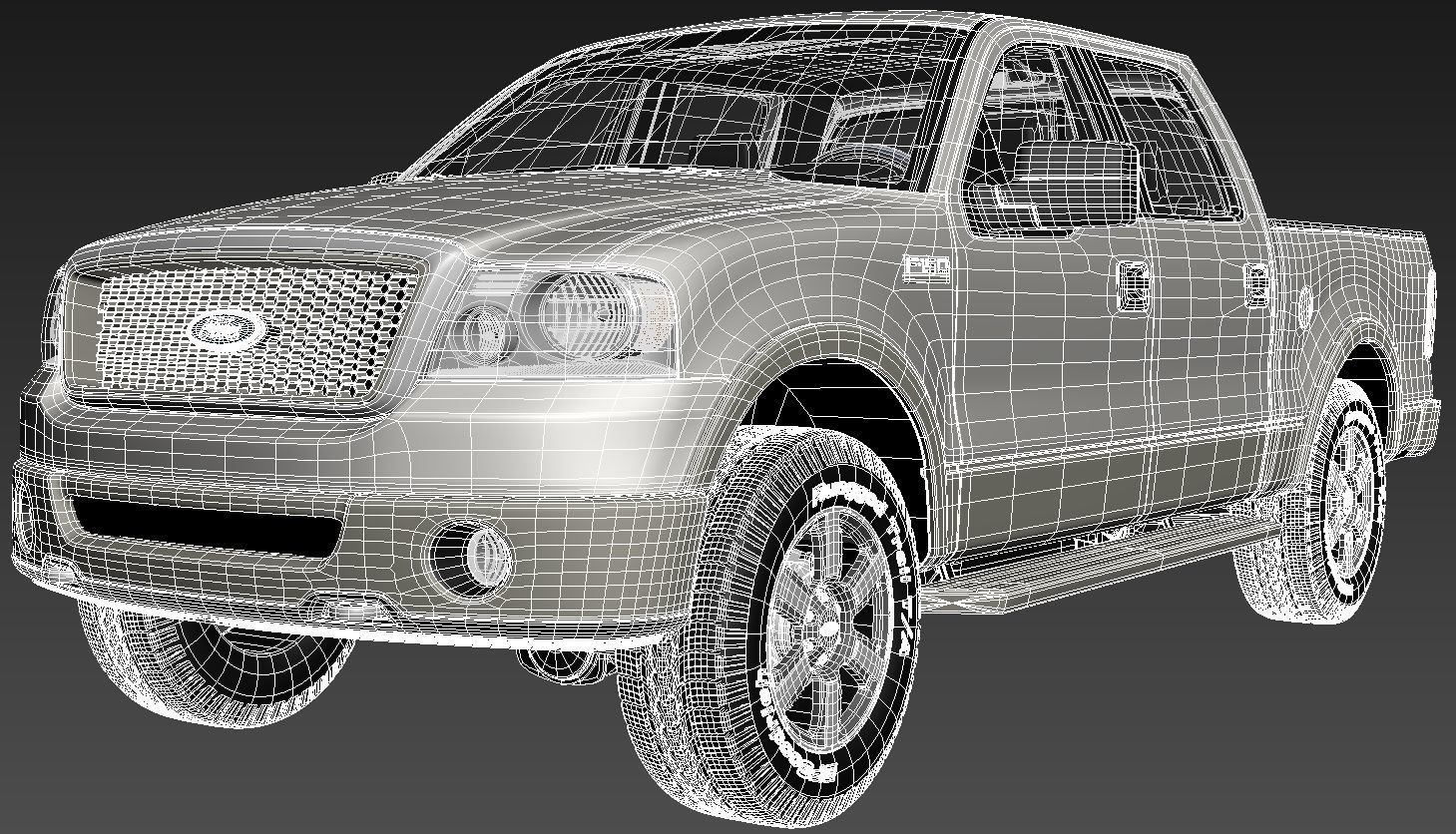 Ford F-150 Crew Cab 2004-2007 3D model | CGTrader