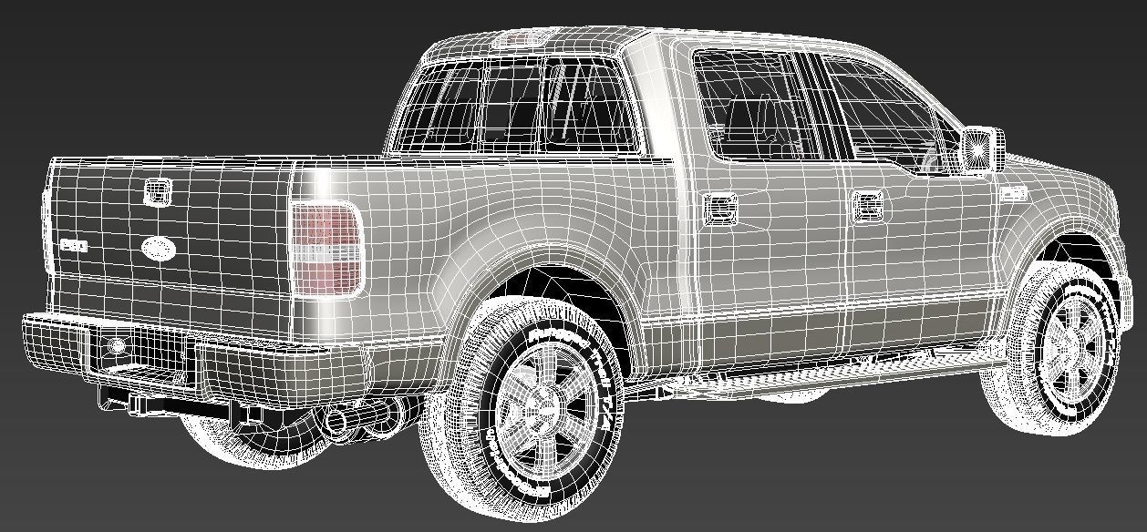 Ford F-150 Crew Cab 2004-2007 3D model | CGTrader