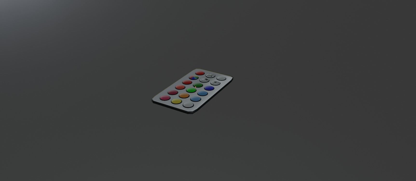 3D model LowPoly LED Remote Control VR / AR / low-poly | CGTrader