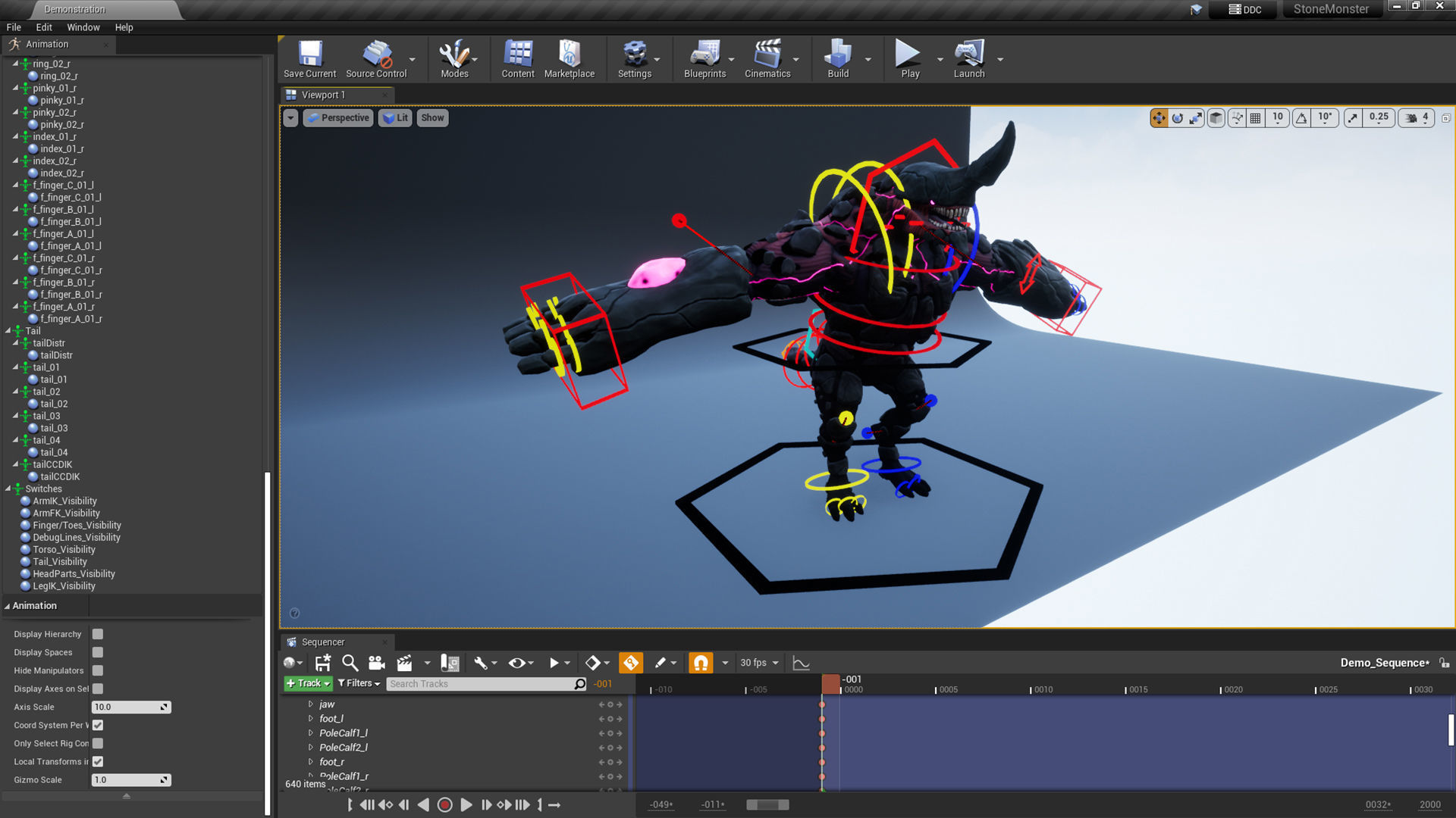 3D model Big Stone Monster VR / AR / low-poly | CGTrader