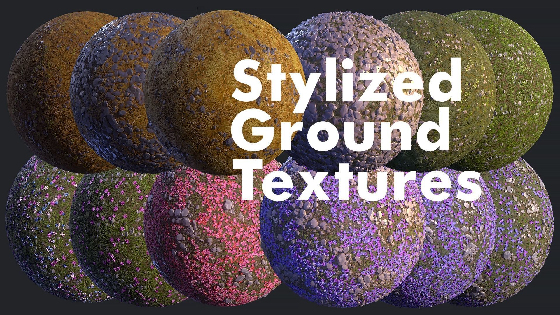 Stylized Ground Materials Texture | CGTrader
