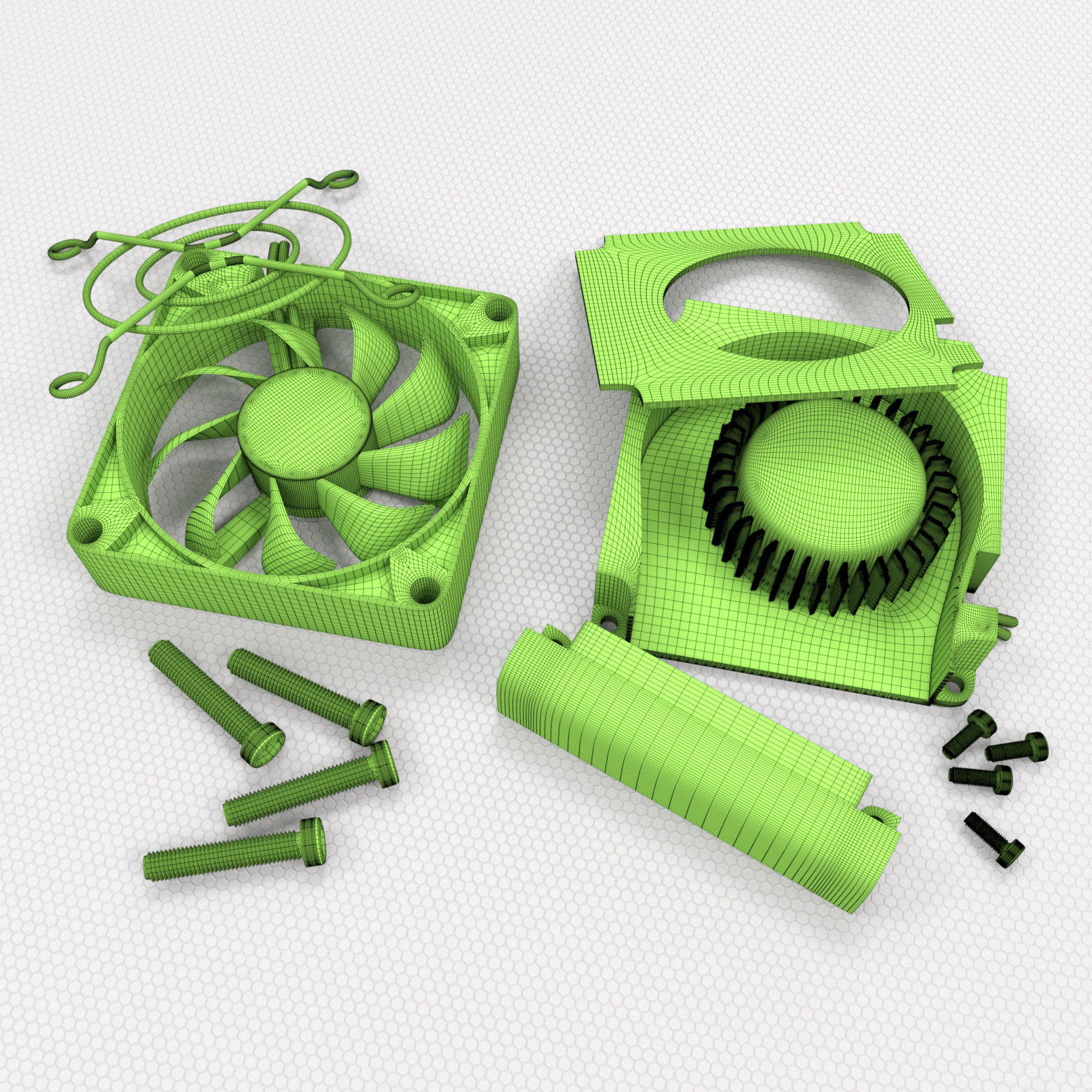 3d printer fan 3D model | CGTrader