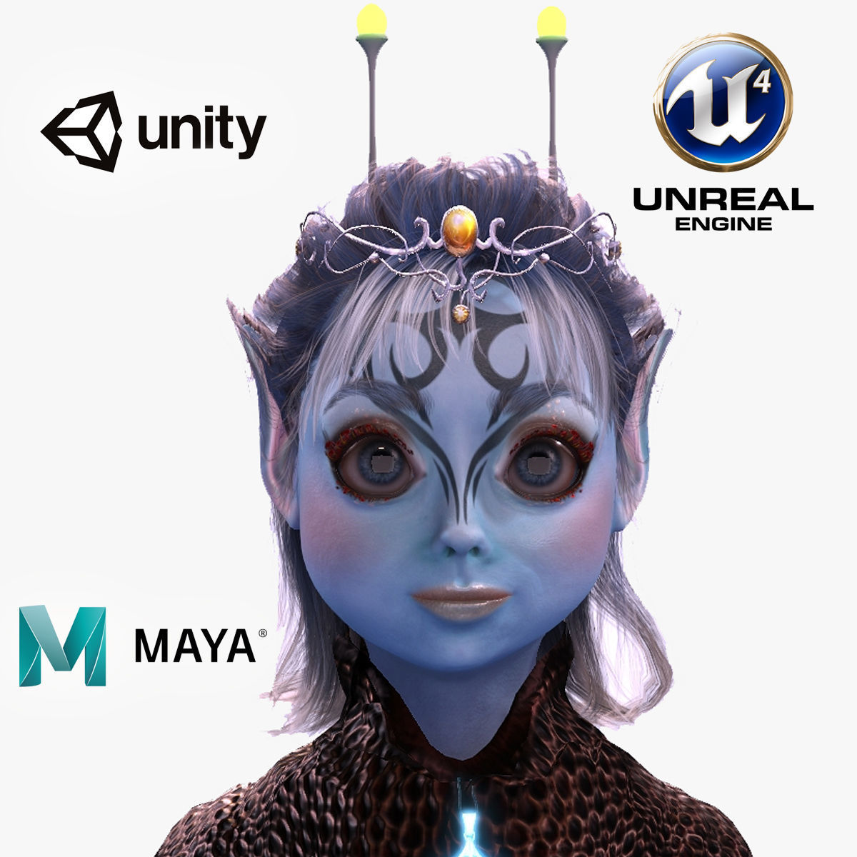 High quality character full Rigged and Animated 3D model 3D model ...