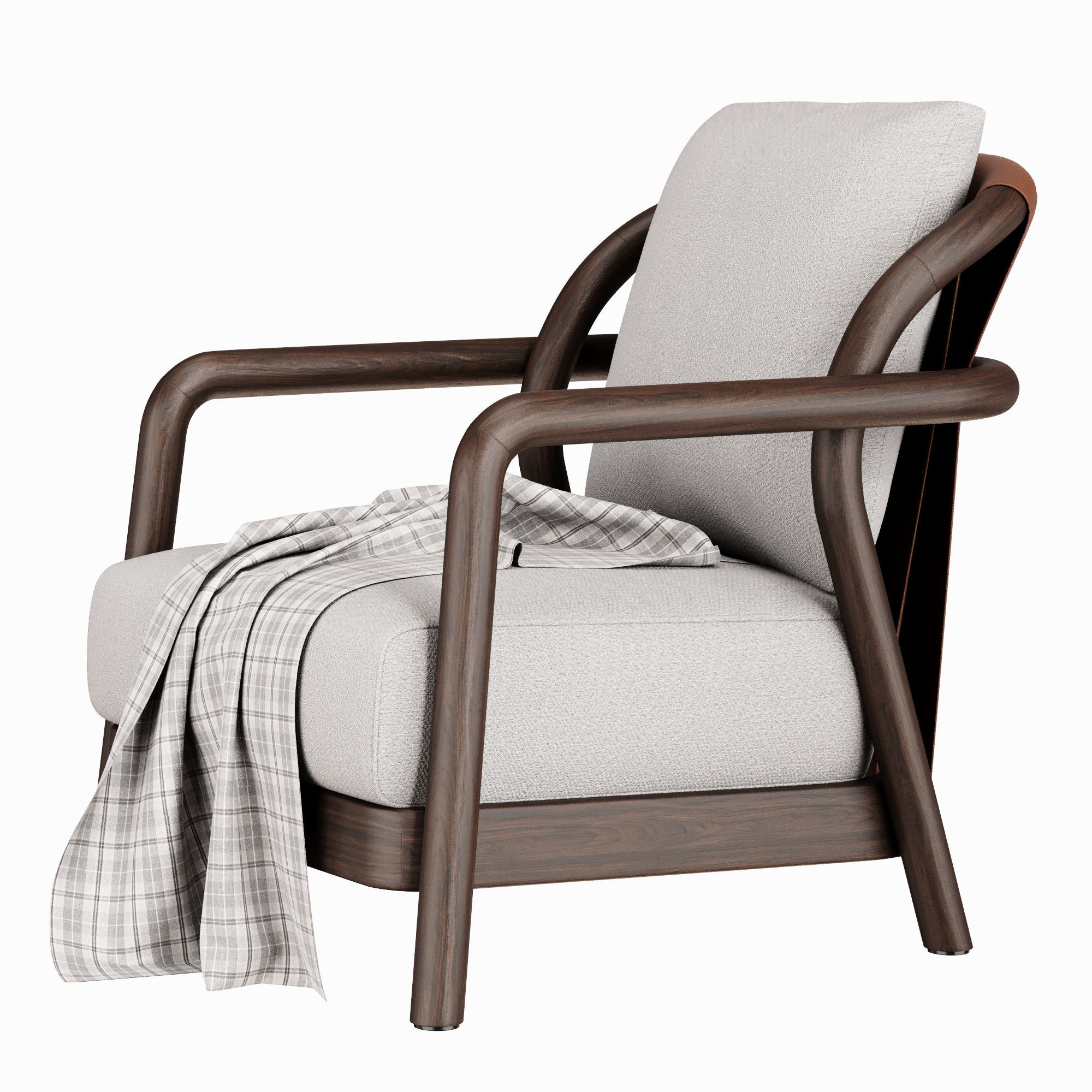 alison armchair by flexform 3D model | CGTrader