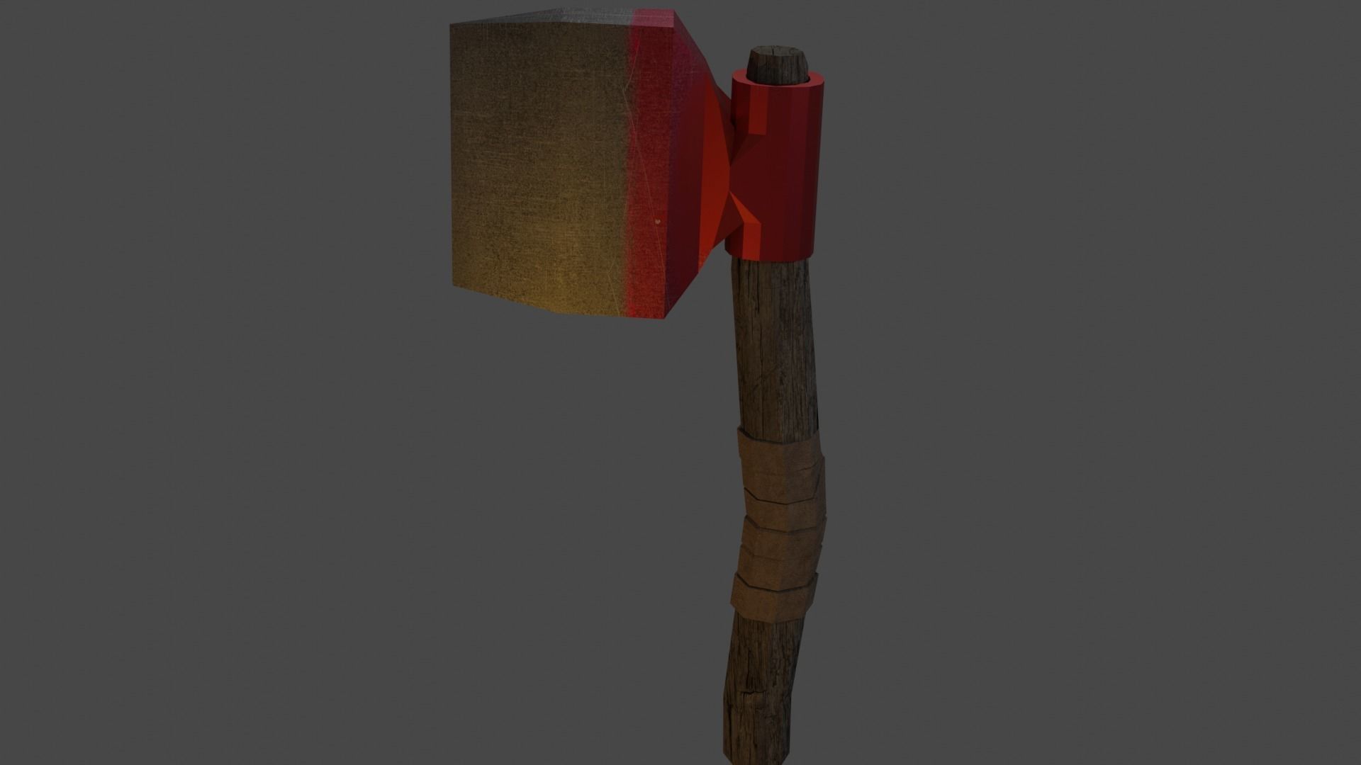 3D model Fire axe - post-apocalypse VR / AR / low-poly | CGTrader