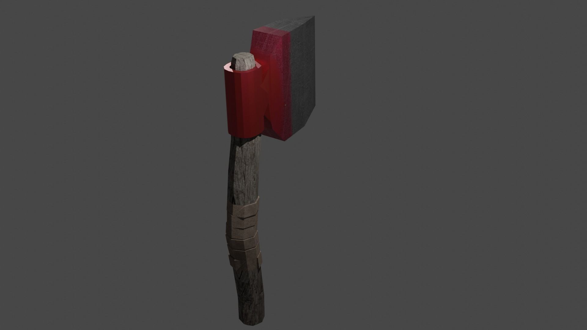 3D model Fire axe - post-apocalypse VR / AR / low-poly | CGTrader