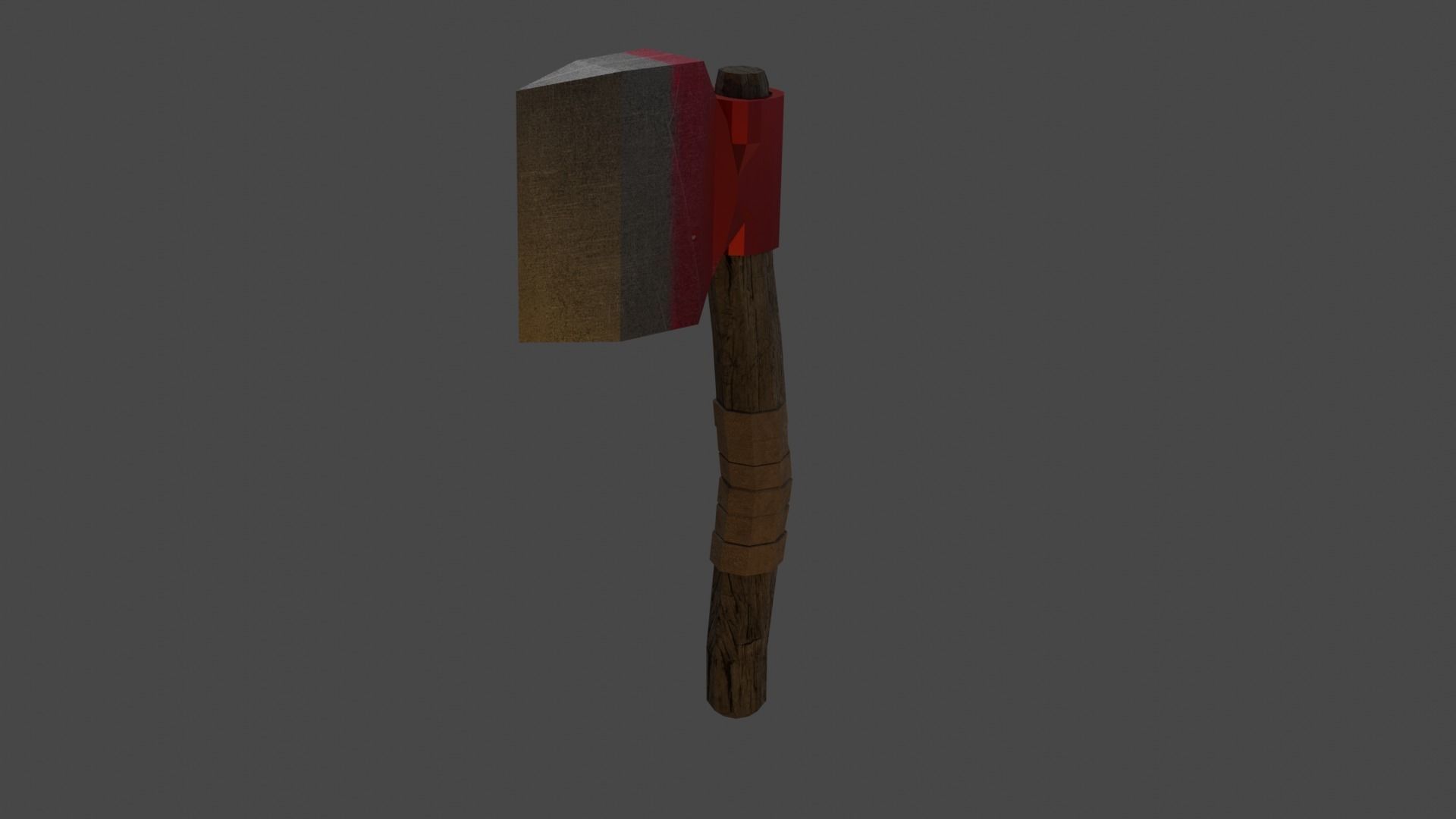 3D model Fire axe - post-apocalypse VR / AR / low-poly | CGTrader