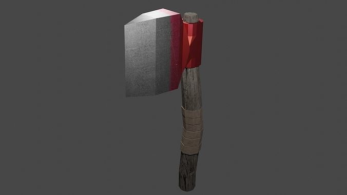 3D model Fire axe - post-apocalypse VR / AR / low-poly | CGTrader