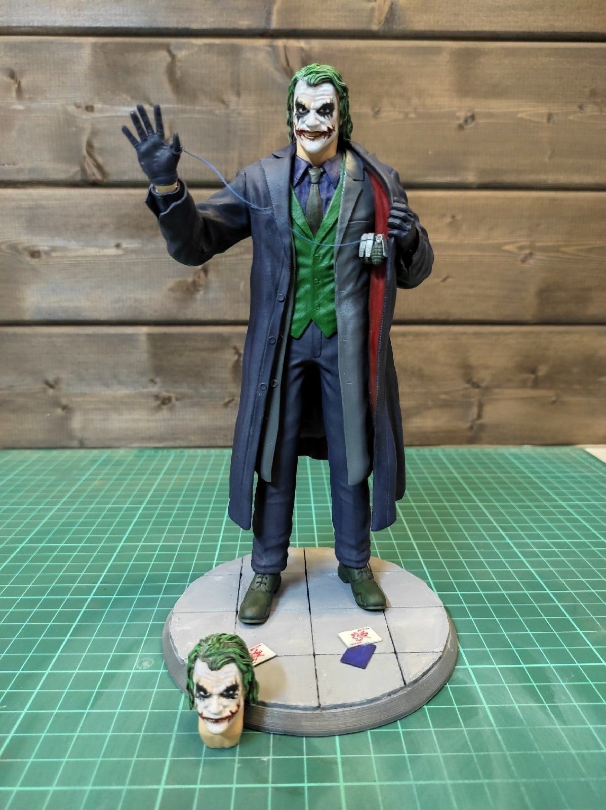 Joker Heath Ledger 3D model 3D printable | CGTrader