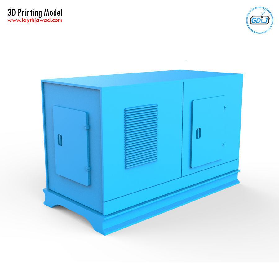 Generator power box 3D model 3D printable | CGTrader