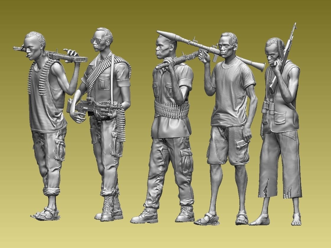 Samali pirates 3D model 3D printable | CGTrader