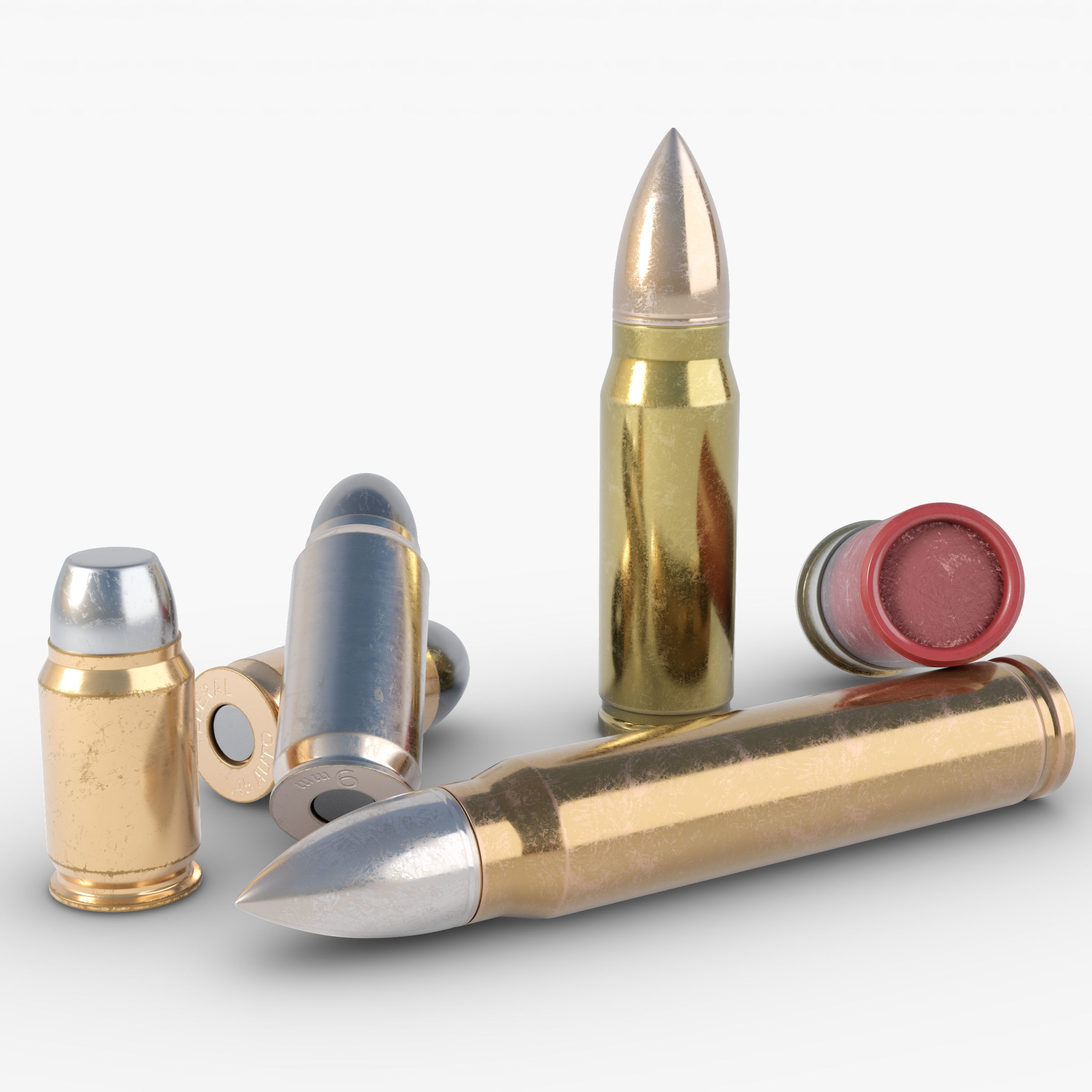 Bullet Pack 3D model rigged | CGTrader