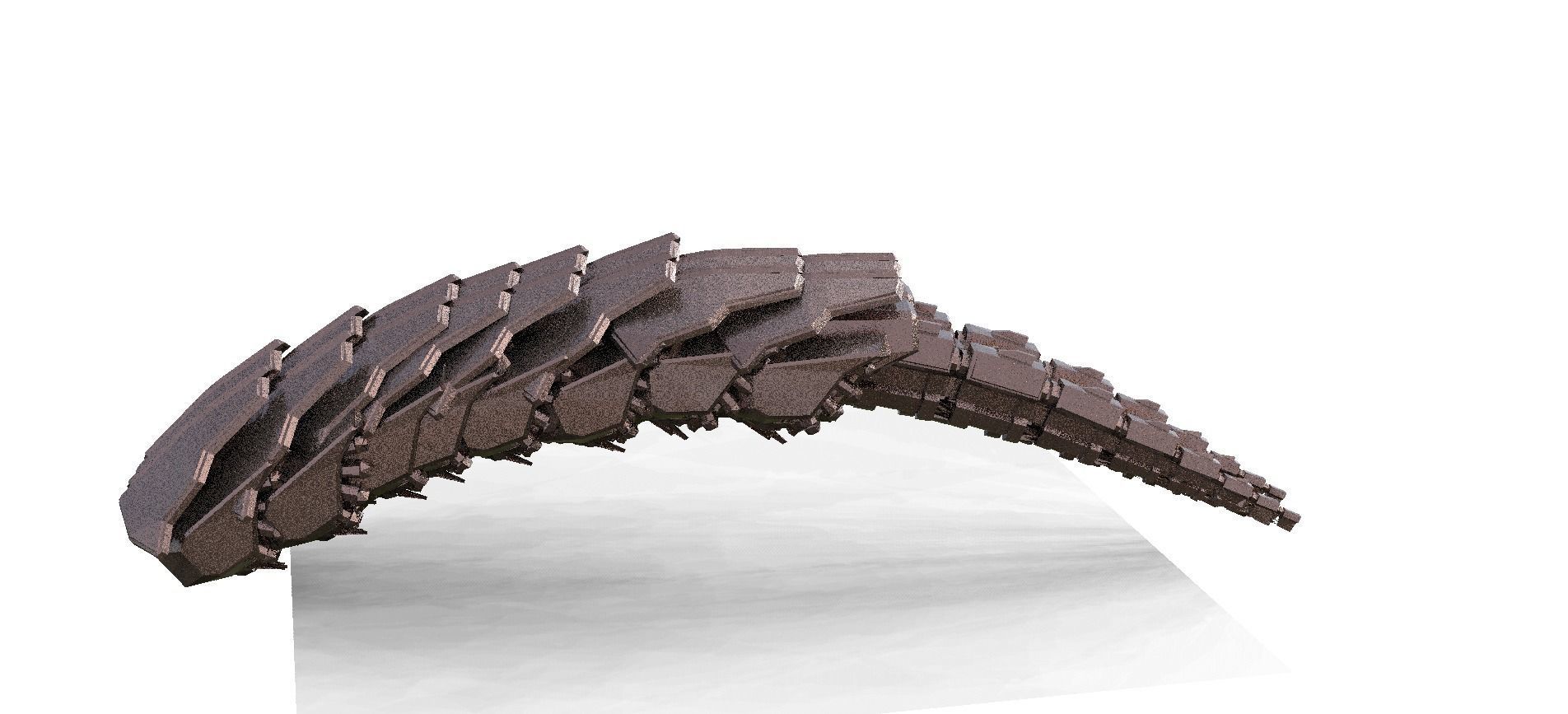 Robot tail 10 3D 3D model | CGTrader