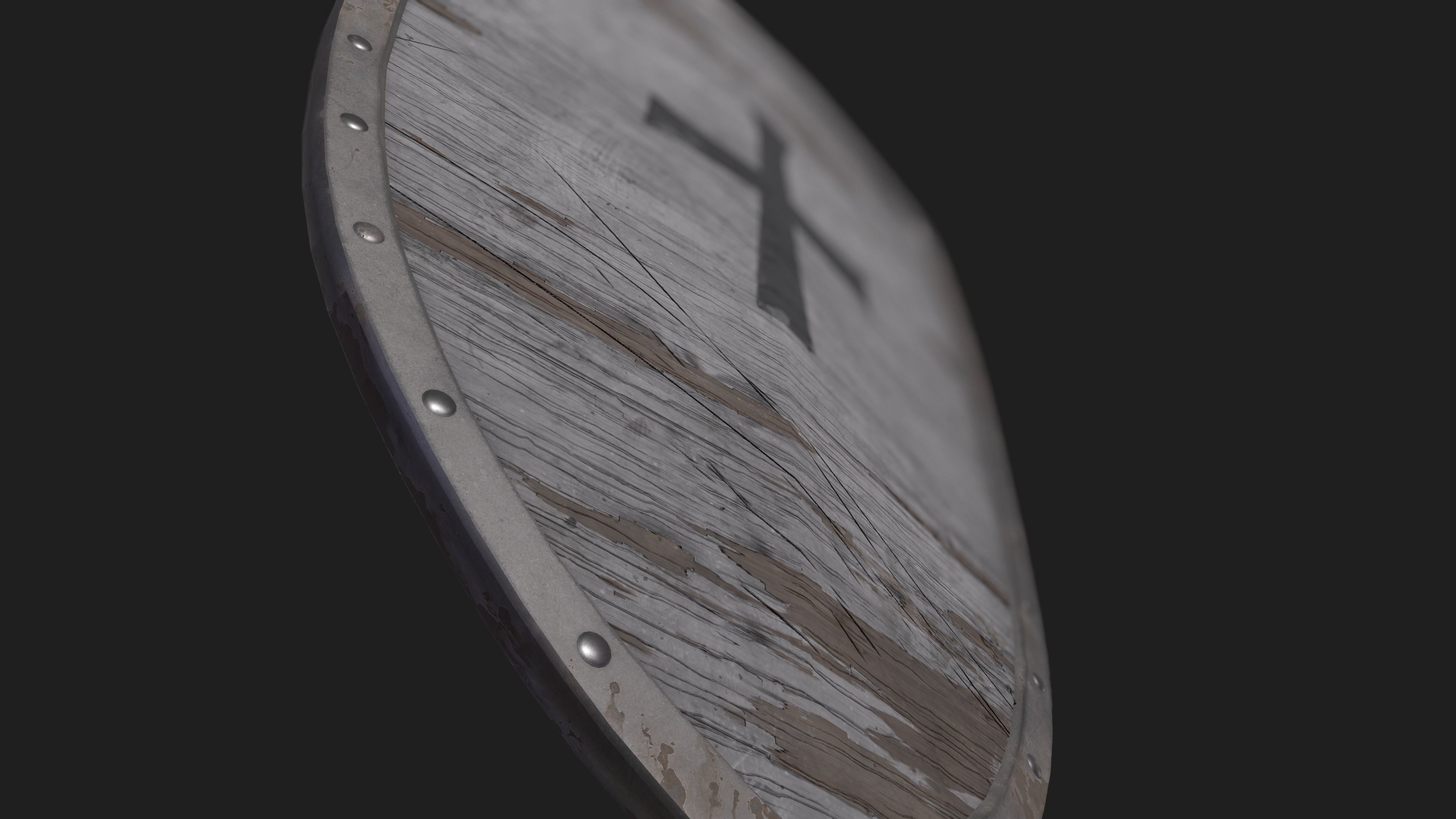 3D model Byzantine Shield v1 VR / AR / low-poly | CGTrader