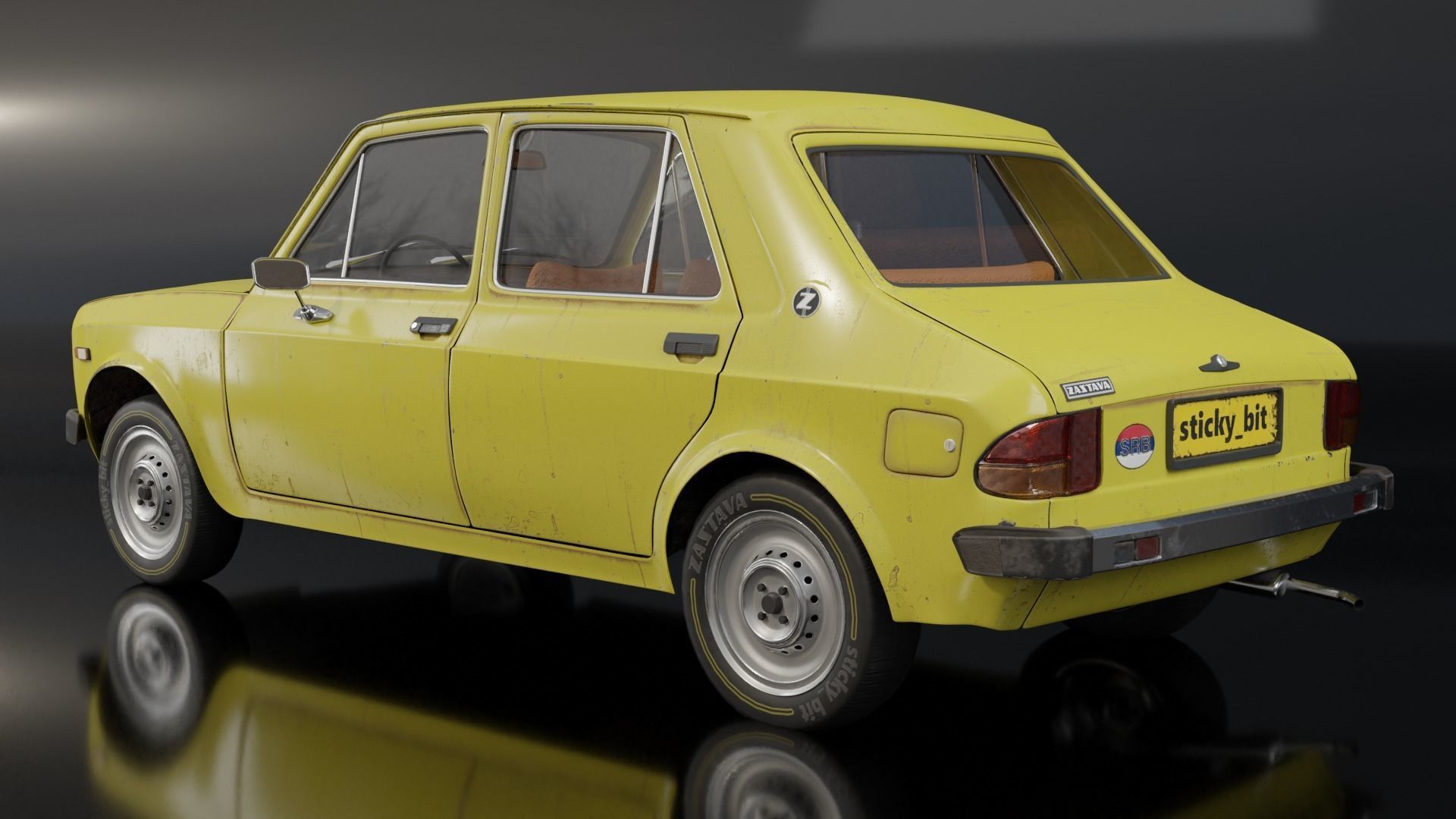 3D model Zastava 101 GTL VR / AR / low-poly | CGTrader