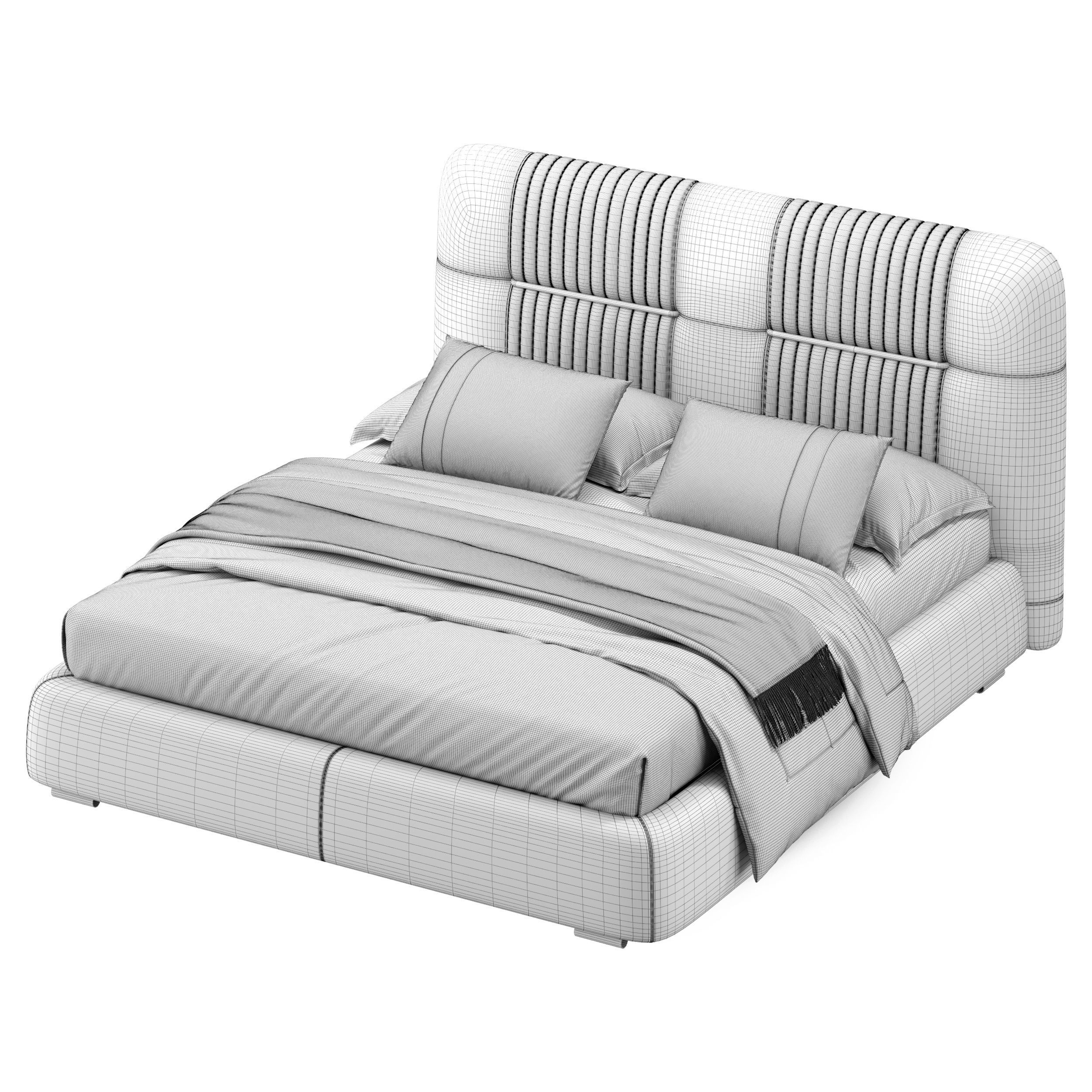 ULIVI SALOTTI OMER Bed 3D model | CGTrader