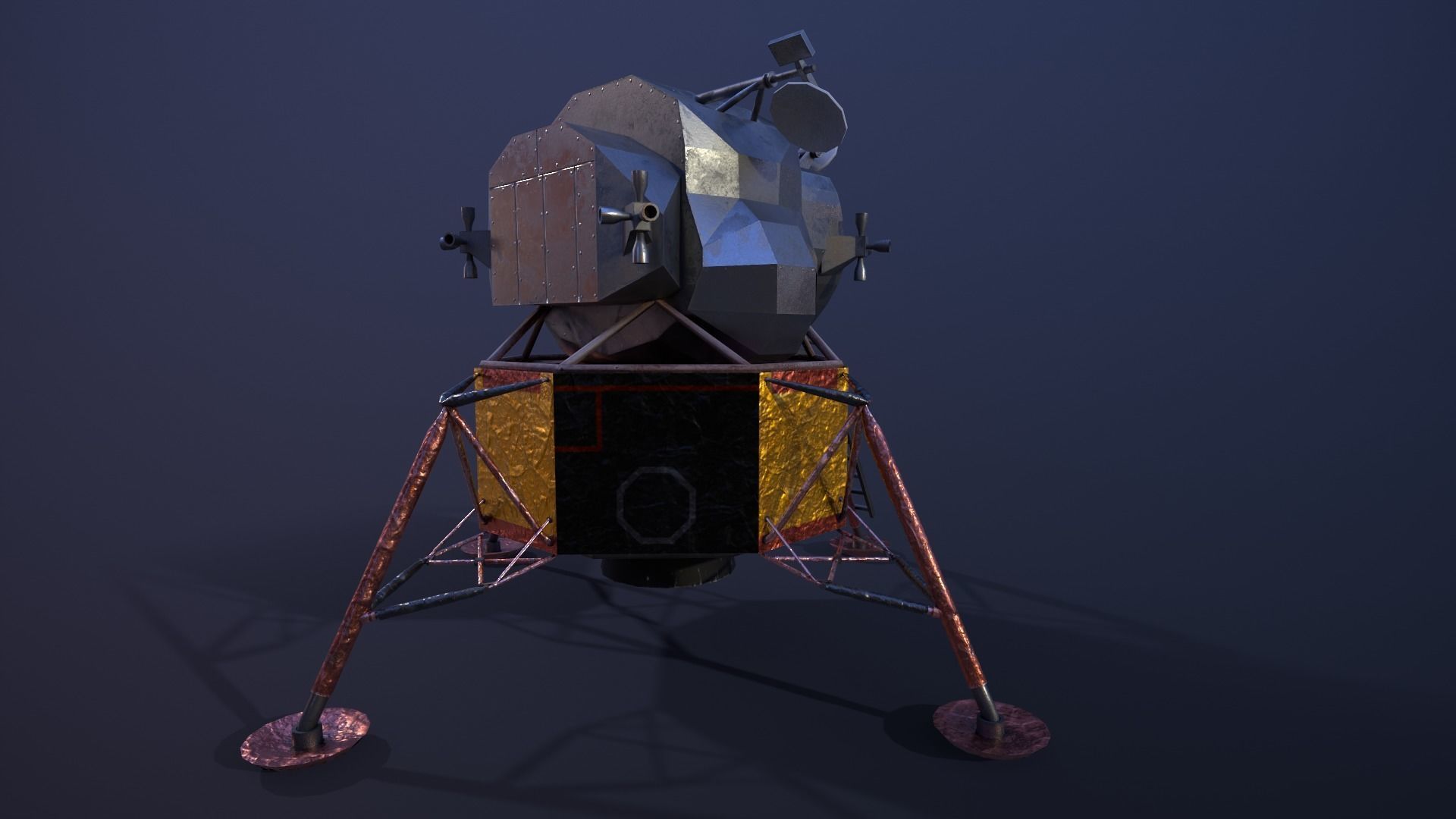 3D model Apollo 11 Lunar Module Eagle VR / AR / low-poly | CGTrader